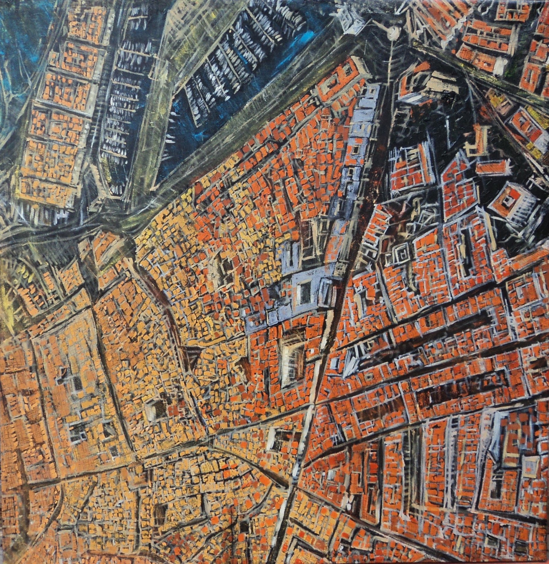 The humans cobweb Painting by Sergio Kovalov