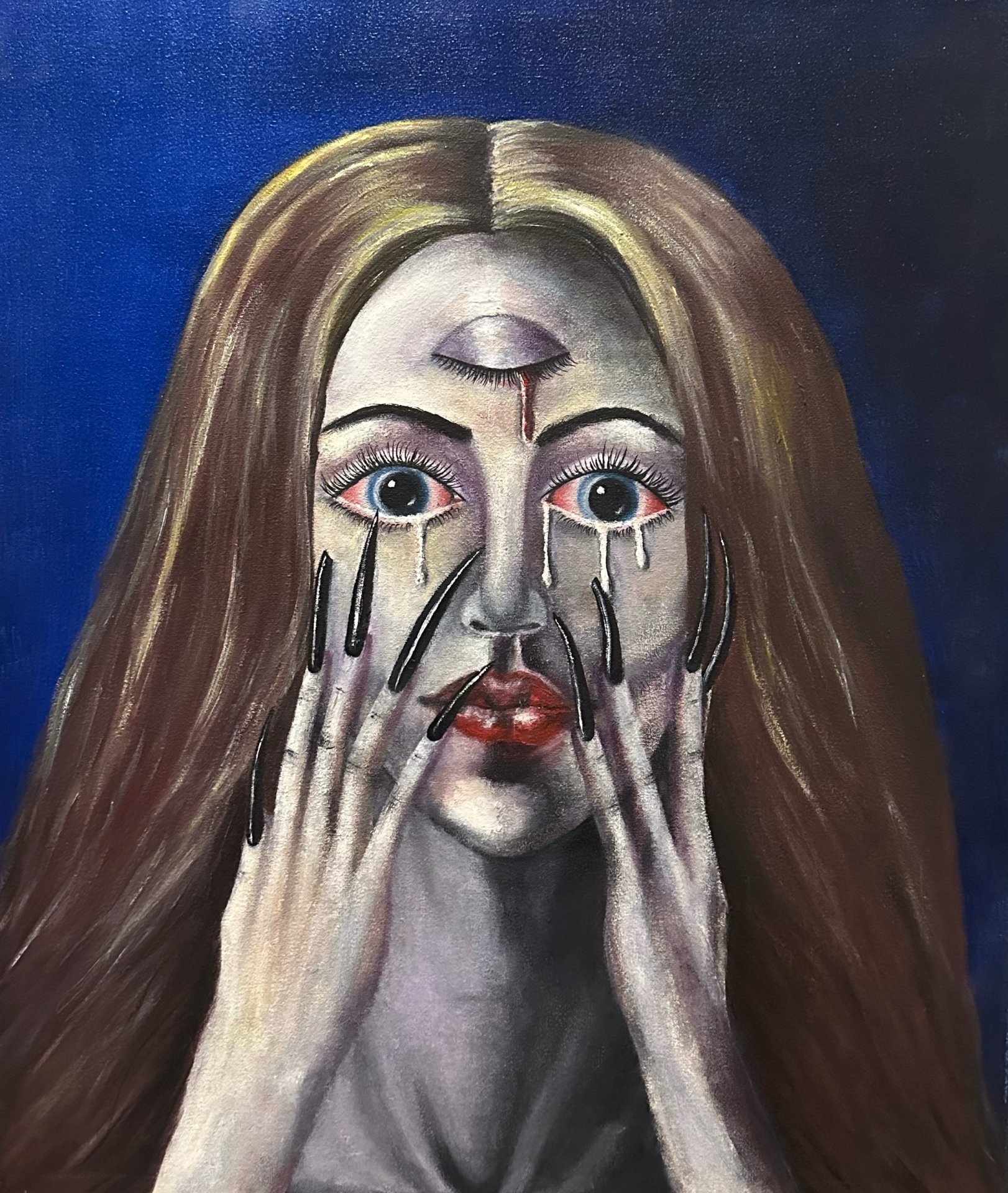 LADY LABYRINTH'S FEELING Painting by Lilya Kravecka