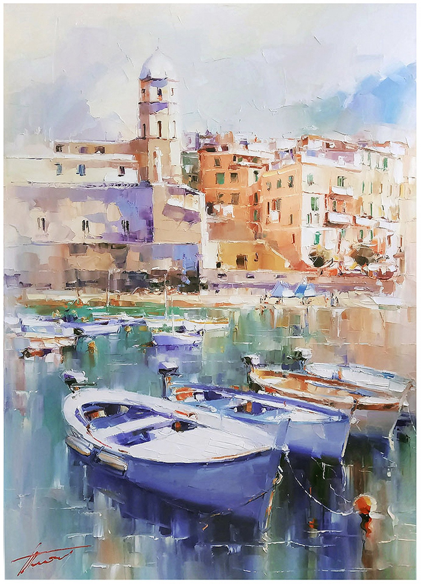 Spa mood 1 Painting by Vitalii Pliushch - Jose Art Gallery