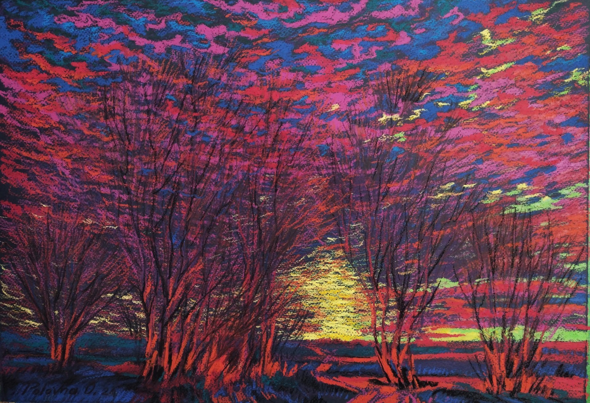 Anxiety Painting by Olena Polovna - Jose Art Gallery