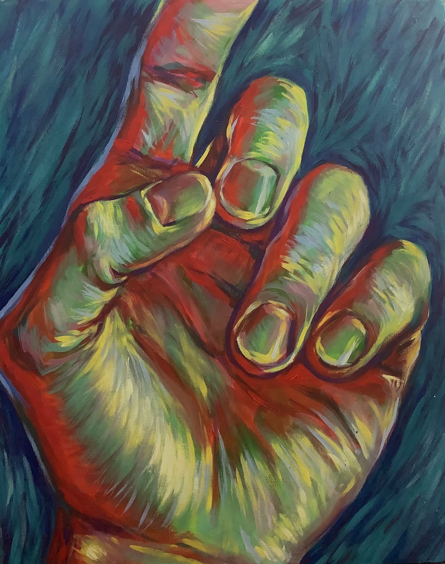 Gesture n°2 Painting by Oddonkey - Jose Art Gallery