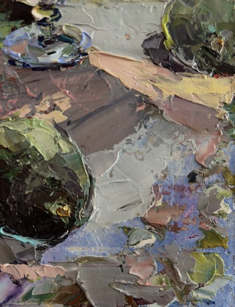 Still Life with Absinthe: Fruit Relax Painting by Oleg Sharapanovsky