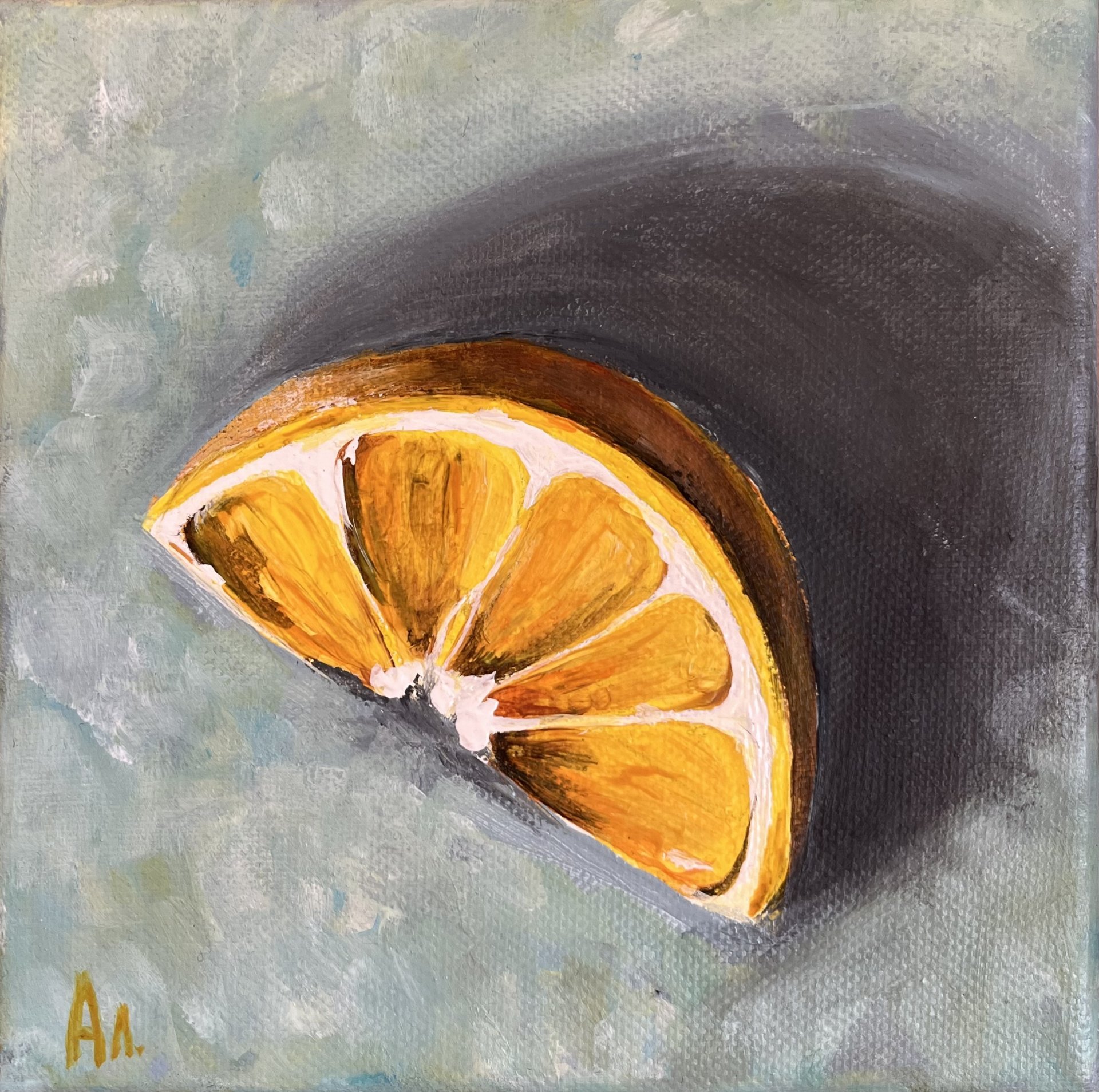 Lemon: Mood Light and Contrast Painting by Alona Enchenko