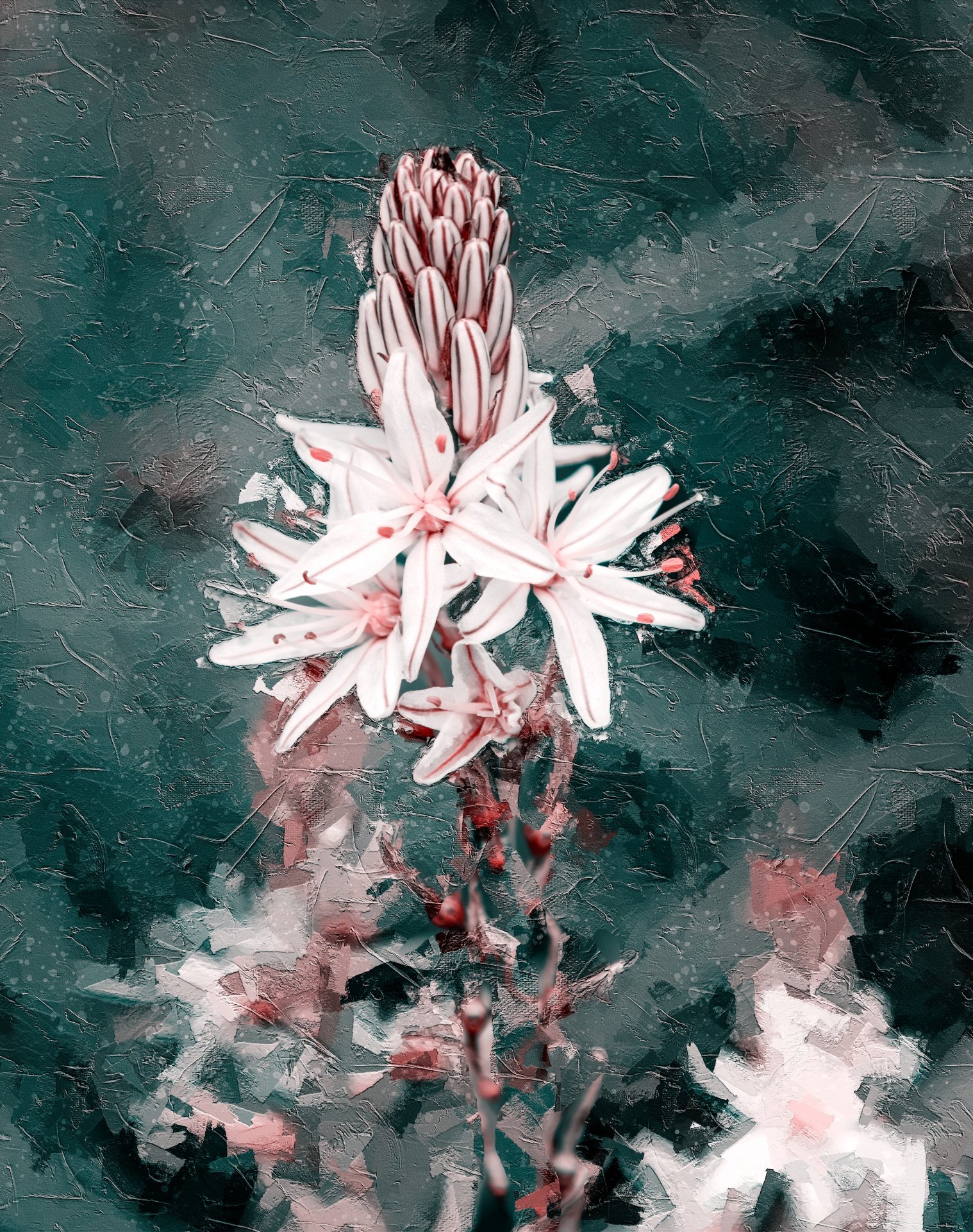 Texture of Nature: White Flowers Photography - Viktoria Telnova