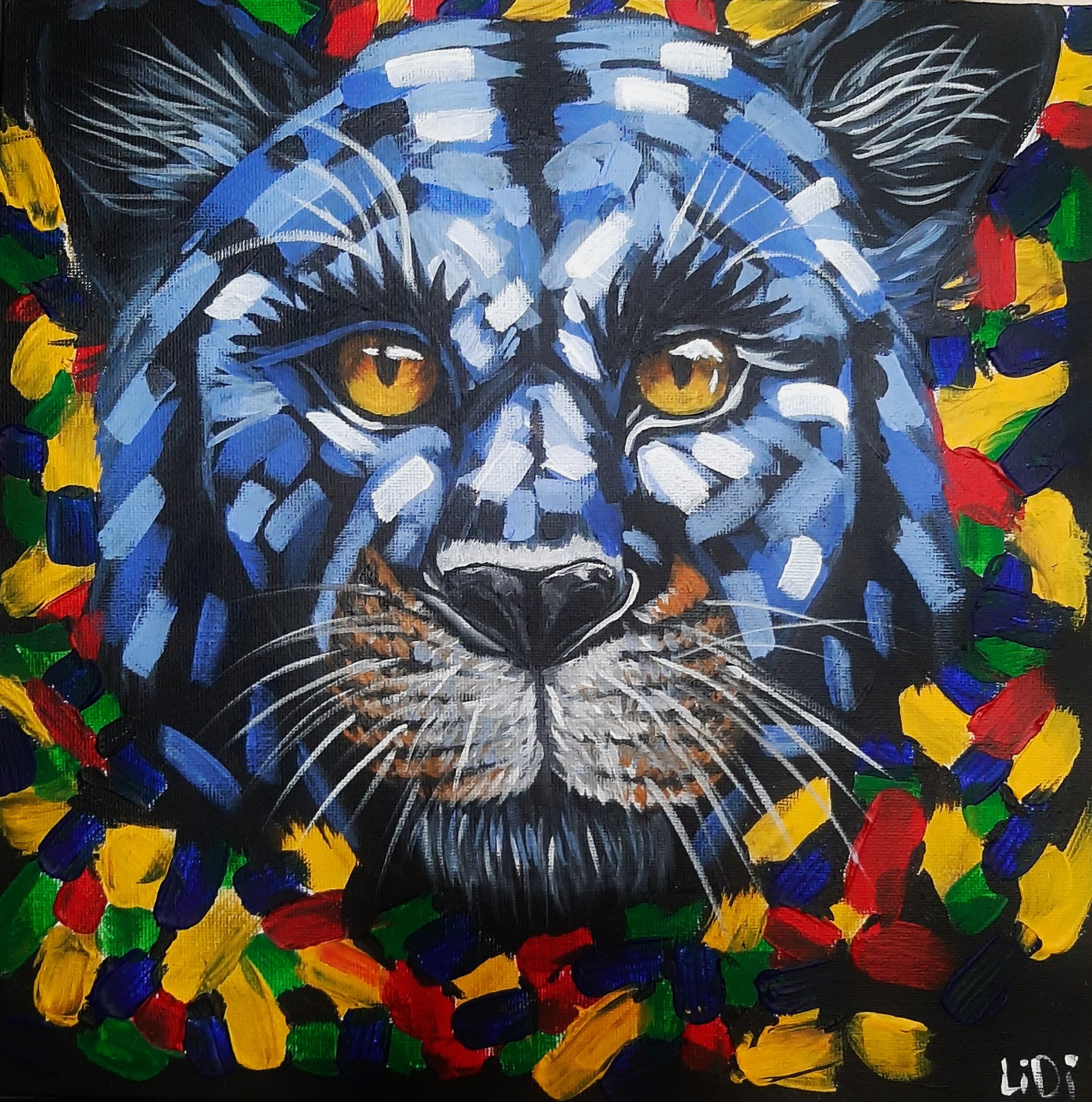Panther Painting by LiDi - Jose Art Gallery