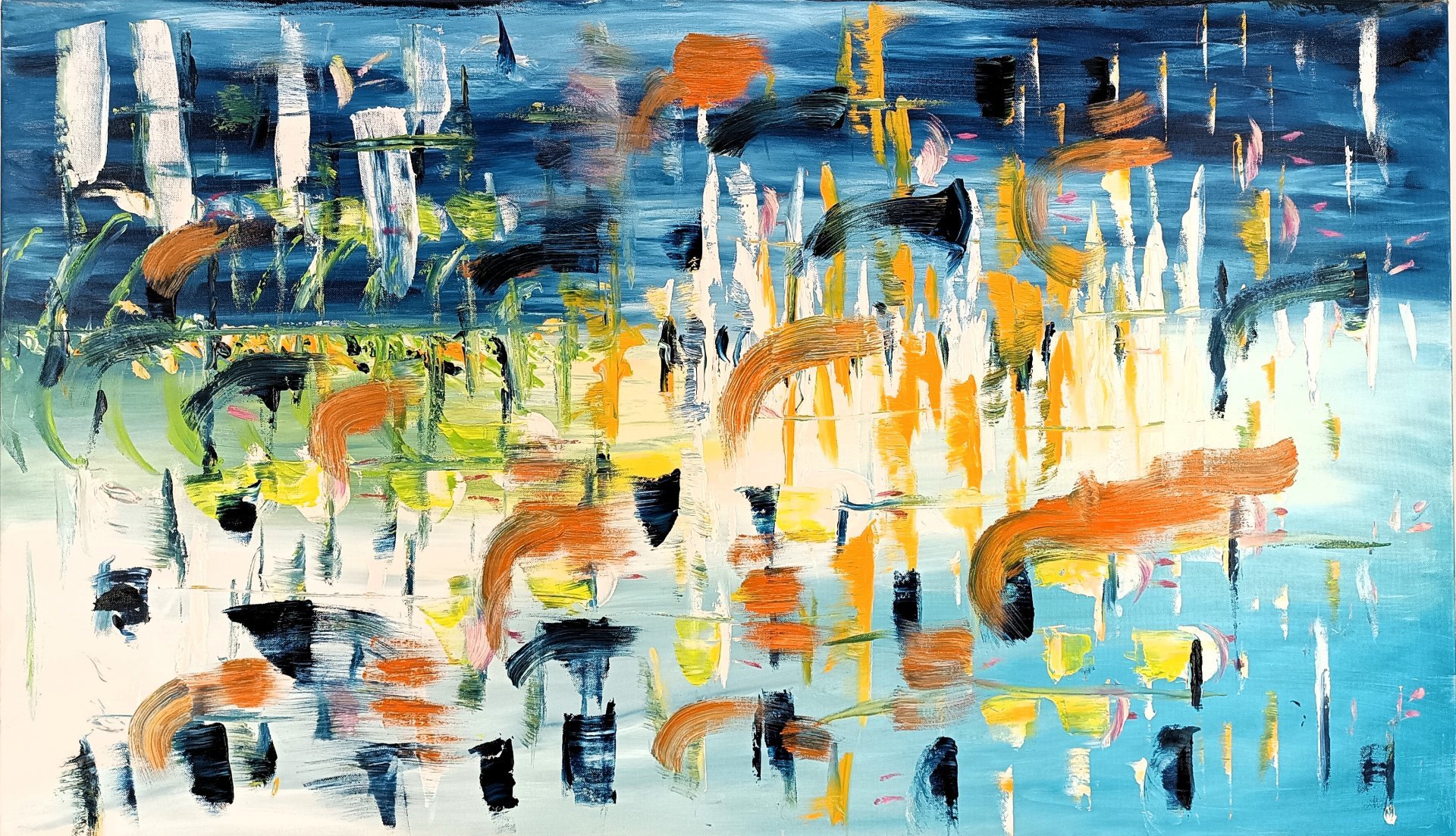 Abstract Painting by Mantas Naulickas - Jose Art Gallery