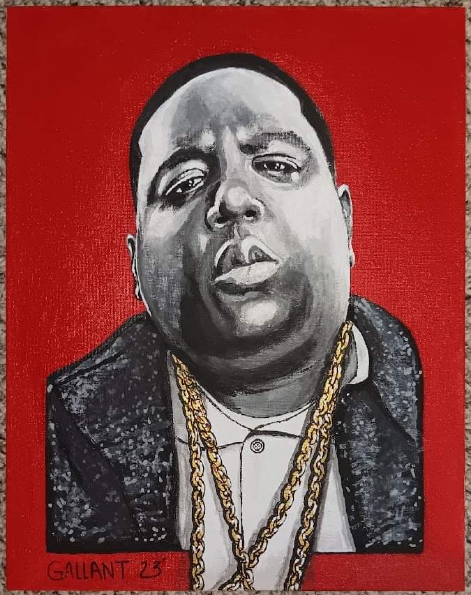 Brooklyn's Legend: Notorious Painting by Josh Gallant