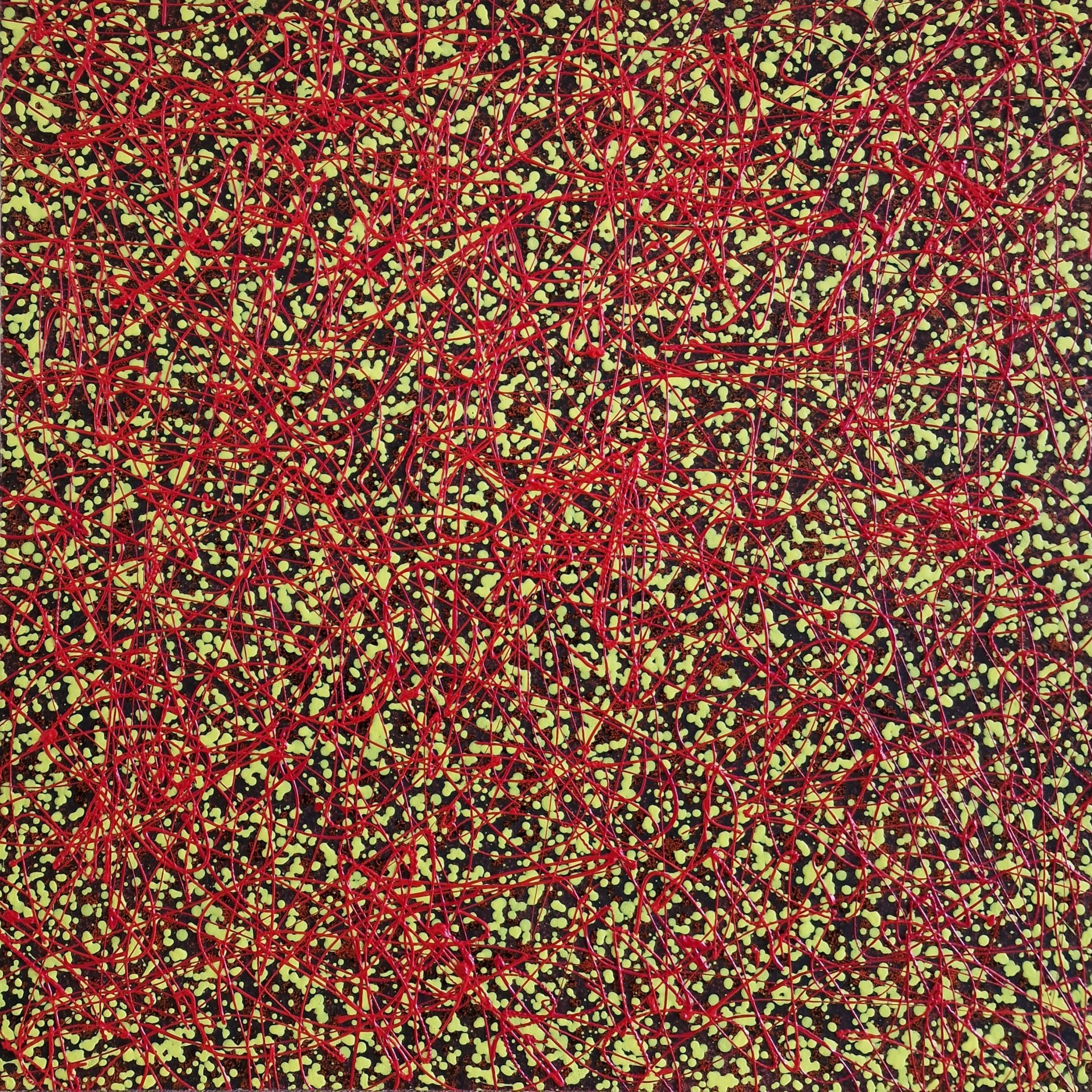 Red constellation Painting by Anastasiia Doro