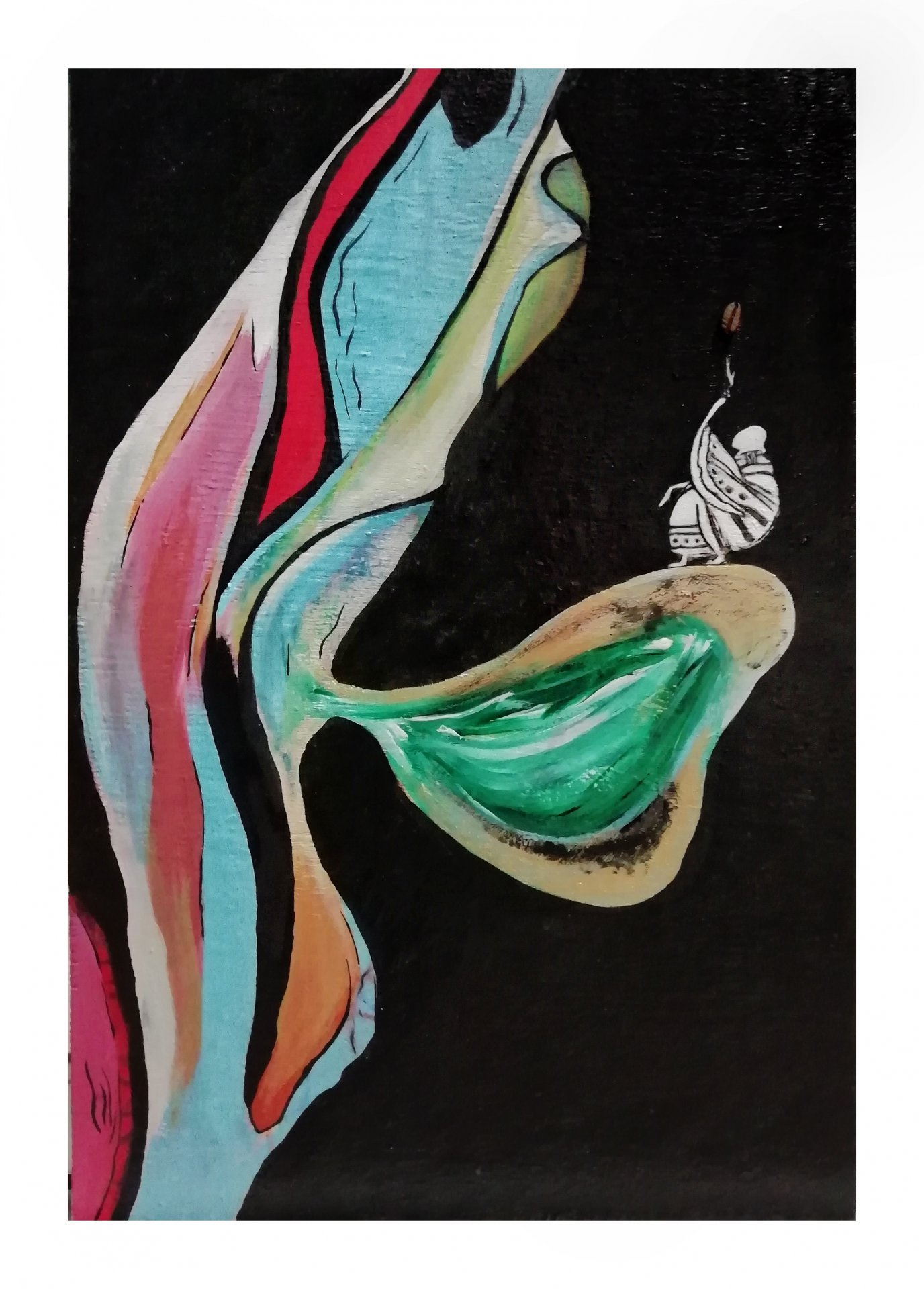 Ethiopian Legend: A Modern Look Painting by Vladislav Savenkov