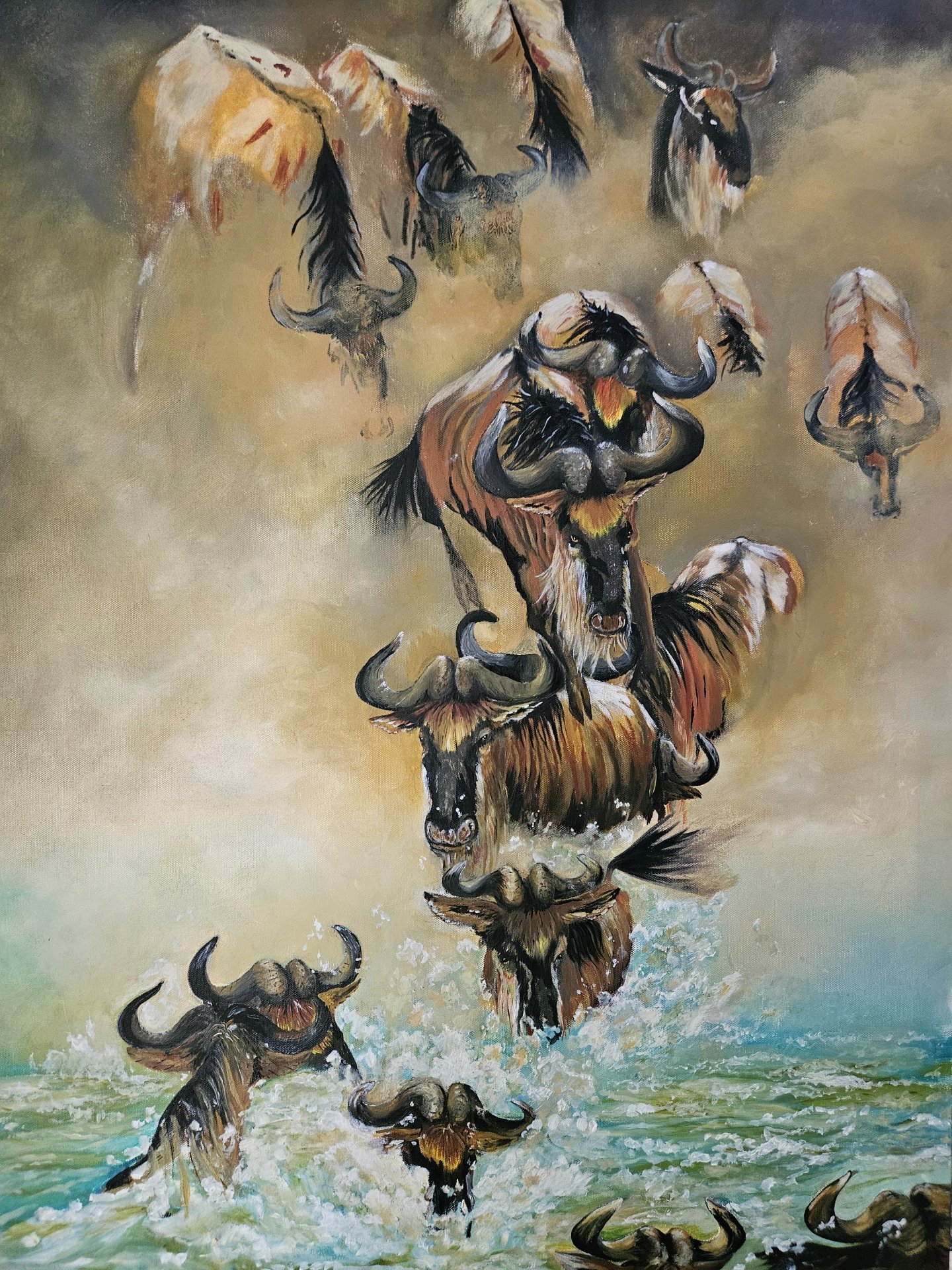 The Great Migration: Nature's Journey Painting by Steve