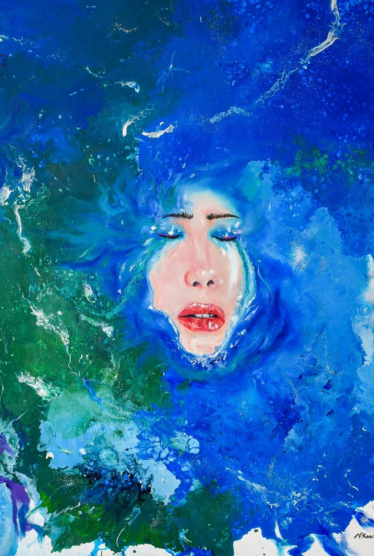 Deep Painting by Vrendin - Jose Art Gallery