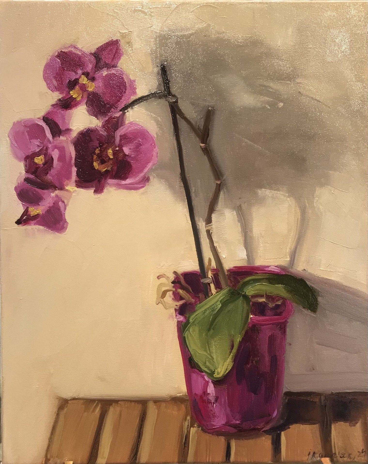 Orchid Painting by Iryna Karpiak - Jose Art Gallery