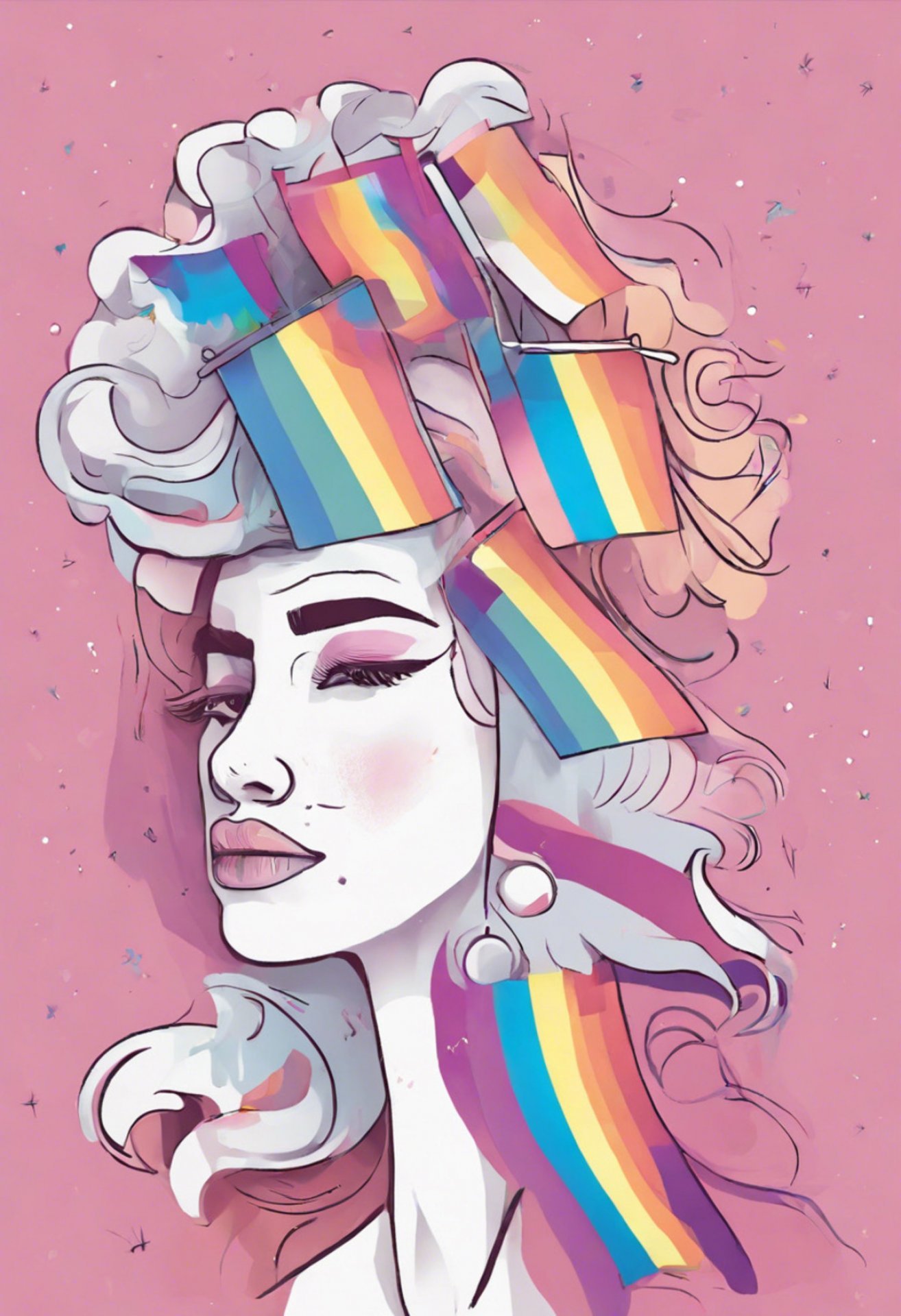 Imagem digital «Identidade colorida: um tributo ao orgulho trans ...