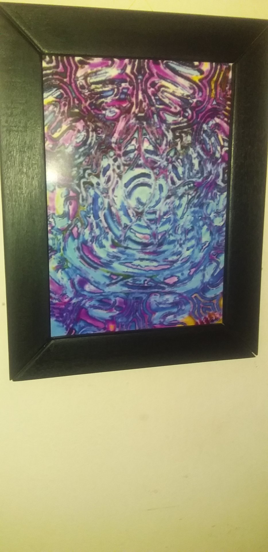 Original Abstract Psyche Prints Drawing - Elisha Clementz