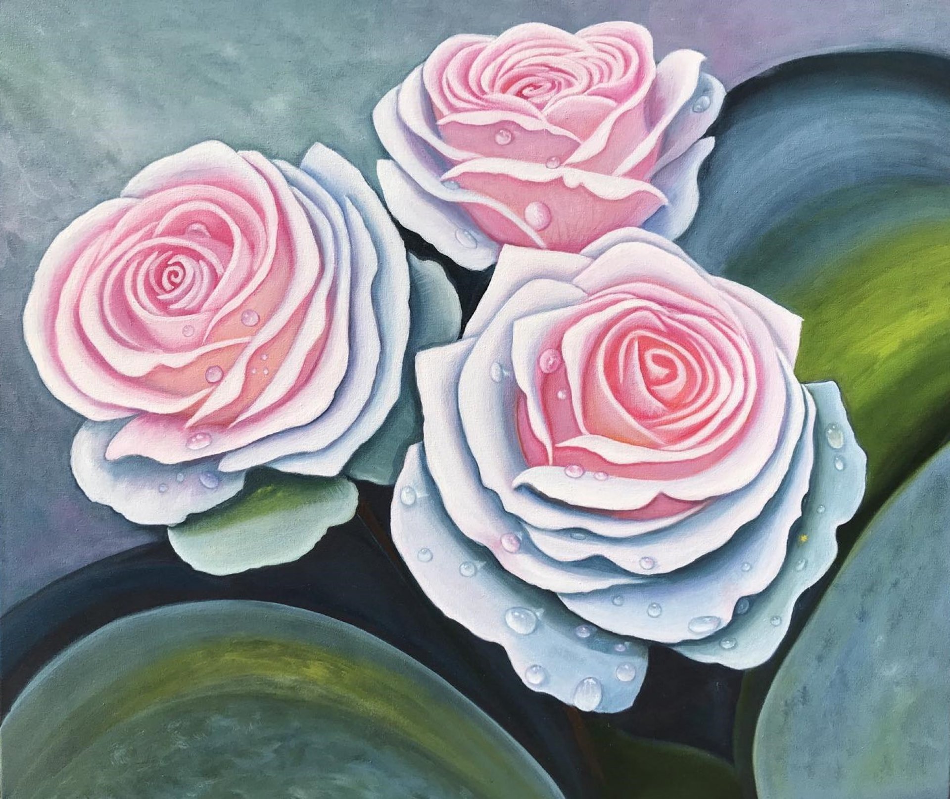 Magic in every petal Painting by Liumar.art