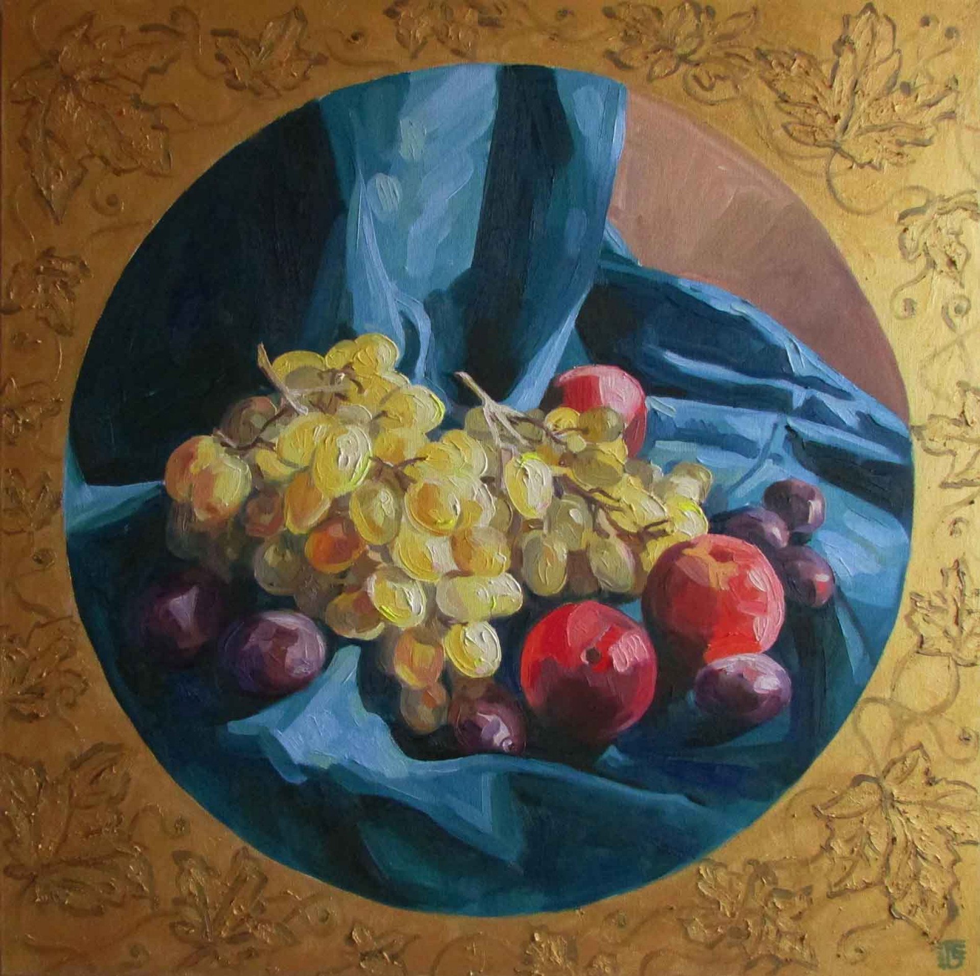 Grapes Painting by Kateryna Bortsova - Jose Art Gallery
