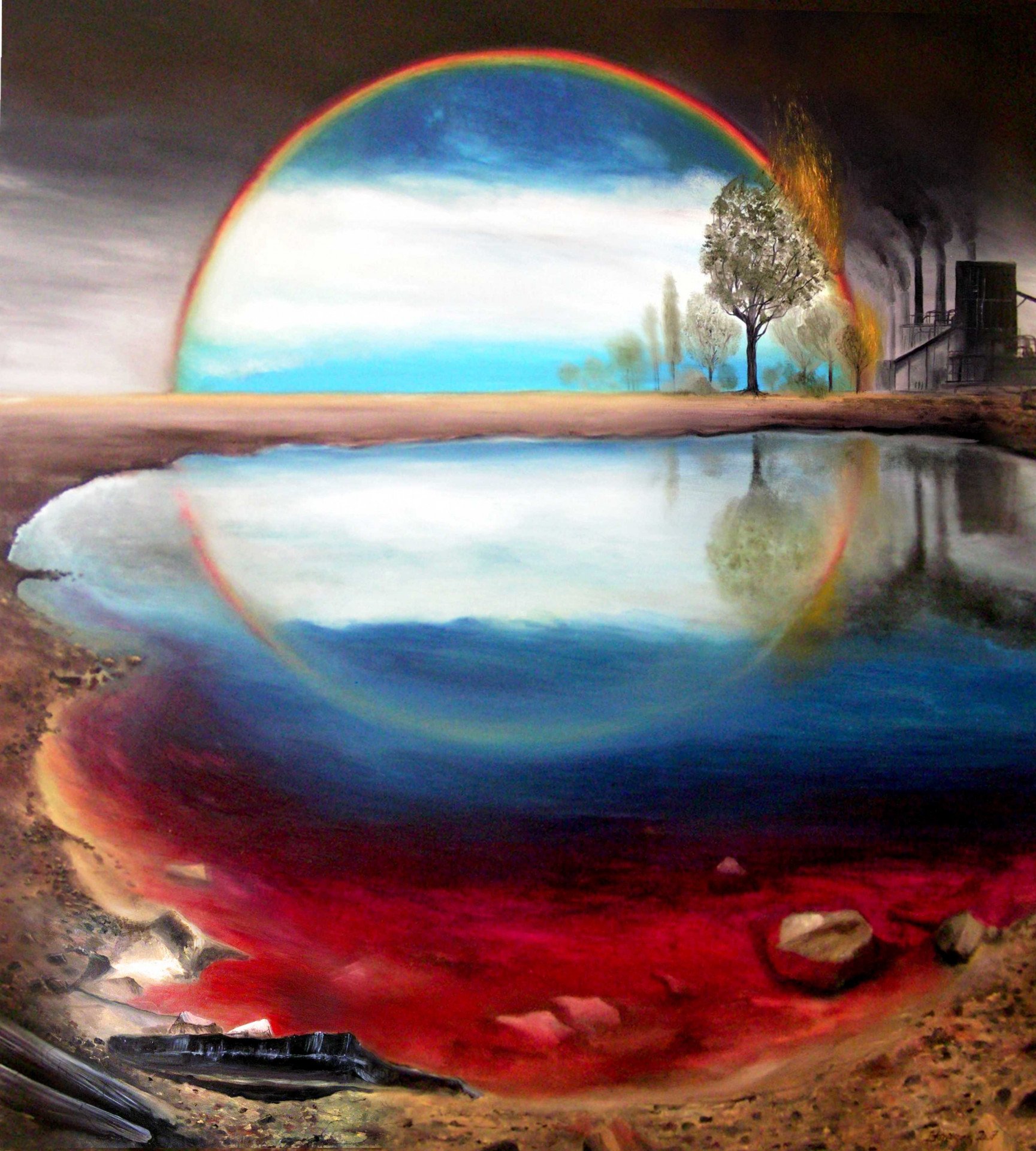 Untitled Painting by Lukasz Kasperczyk - Jose Art Gallery