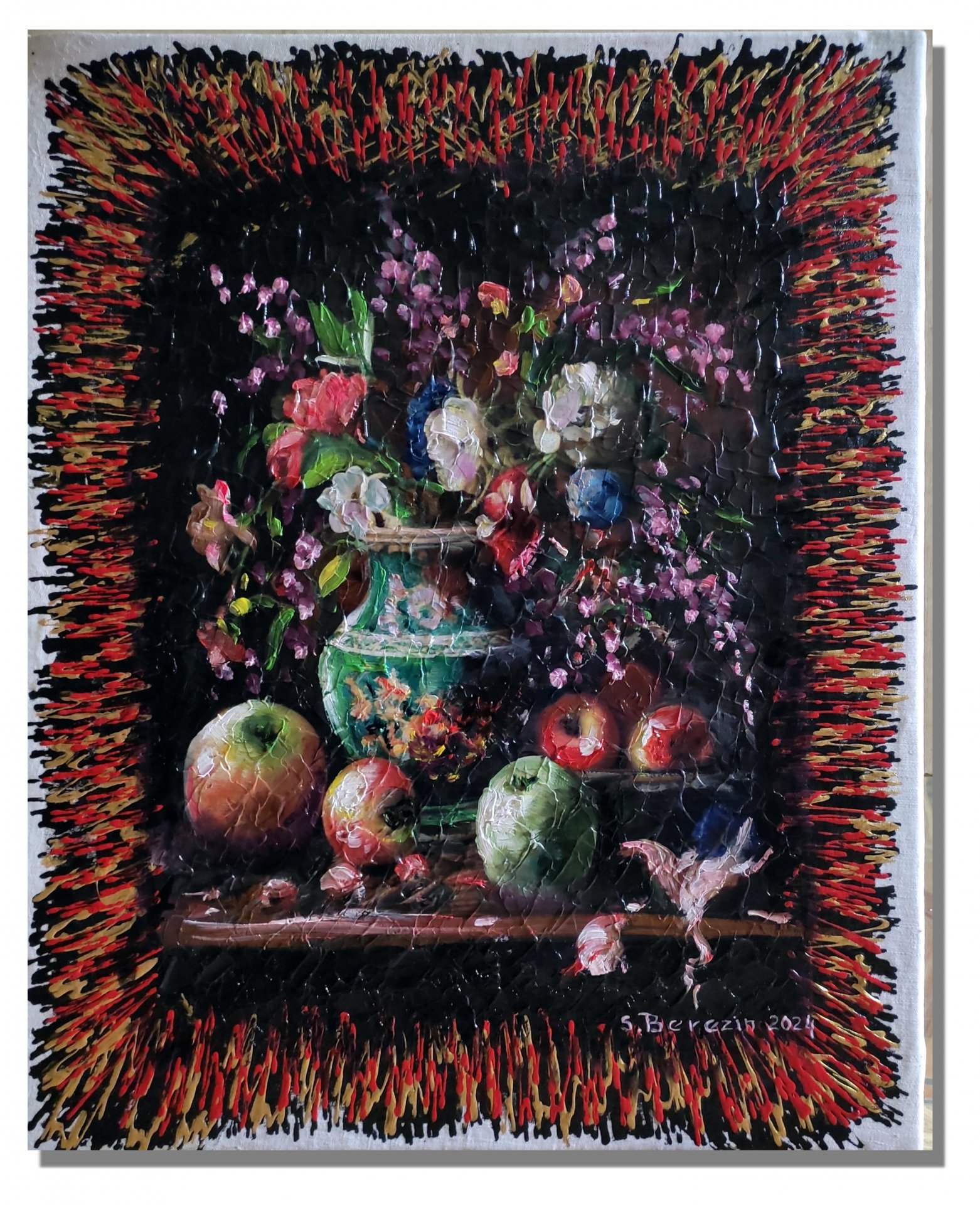 Retro Impression Painting by Sergiy Berezin