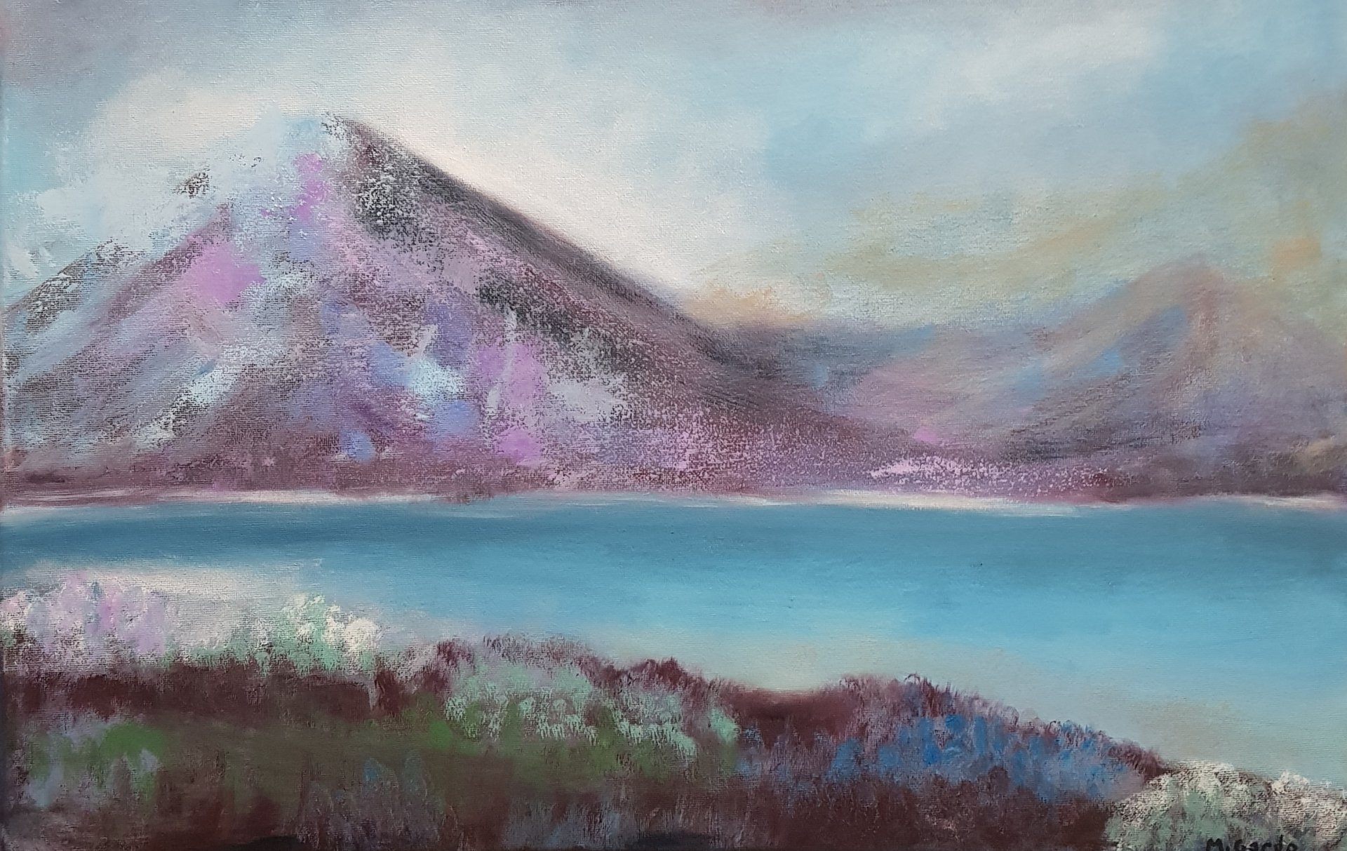 Costa Azul: Visual Journey to the Sea Painting by Mercedes Gordo