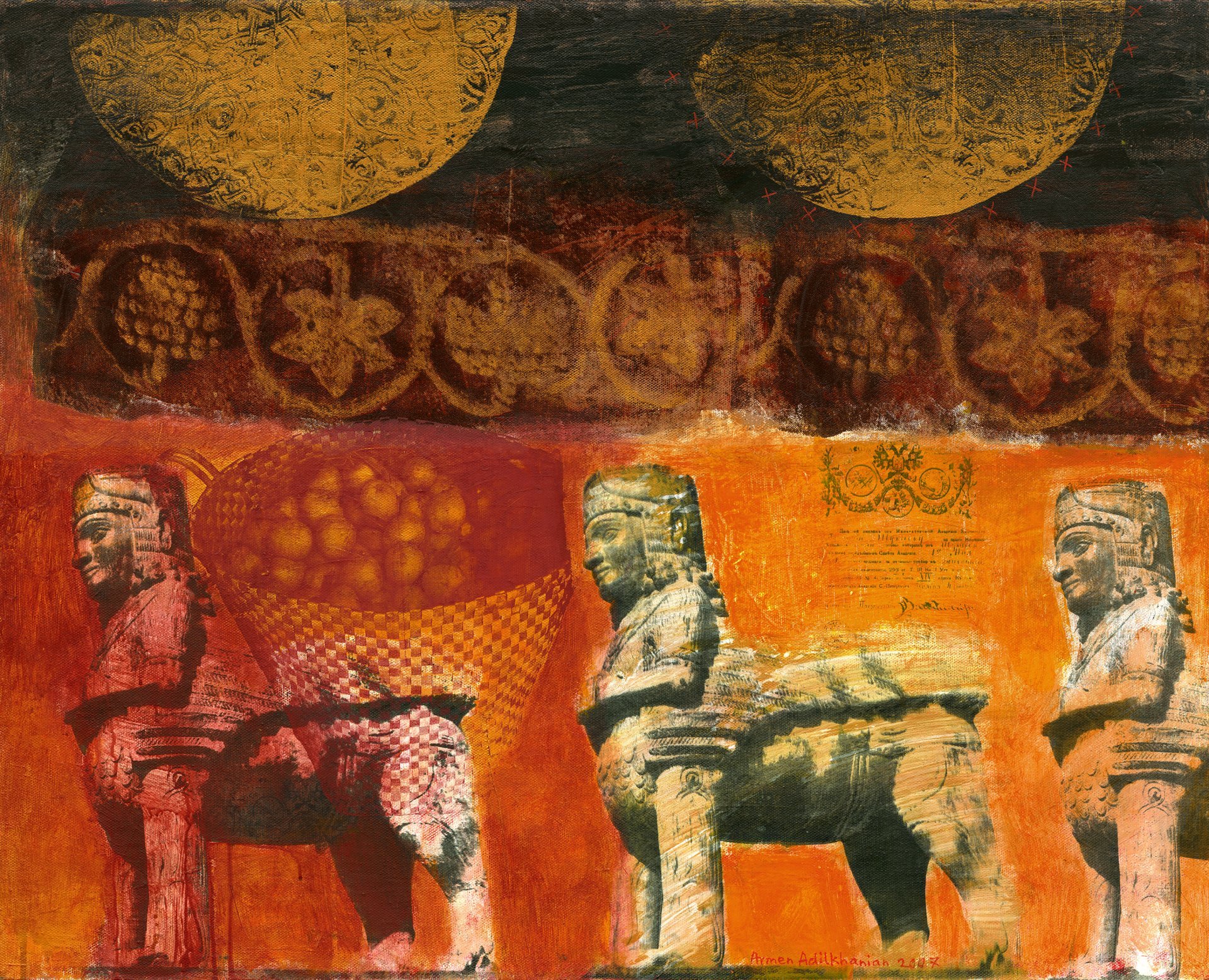 Erebuni: Skazanie Vechnosti Painting by Armen Adilkhanyan