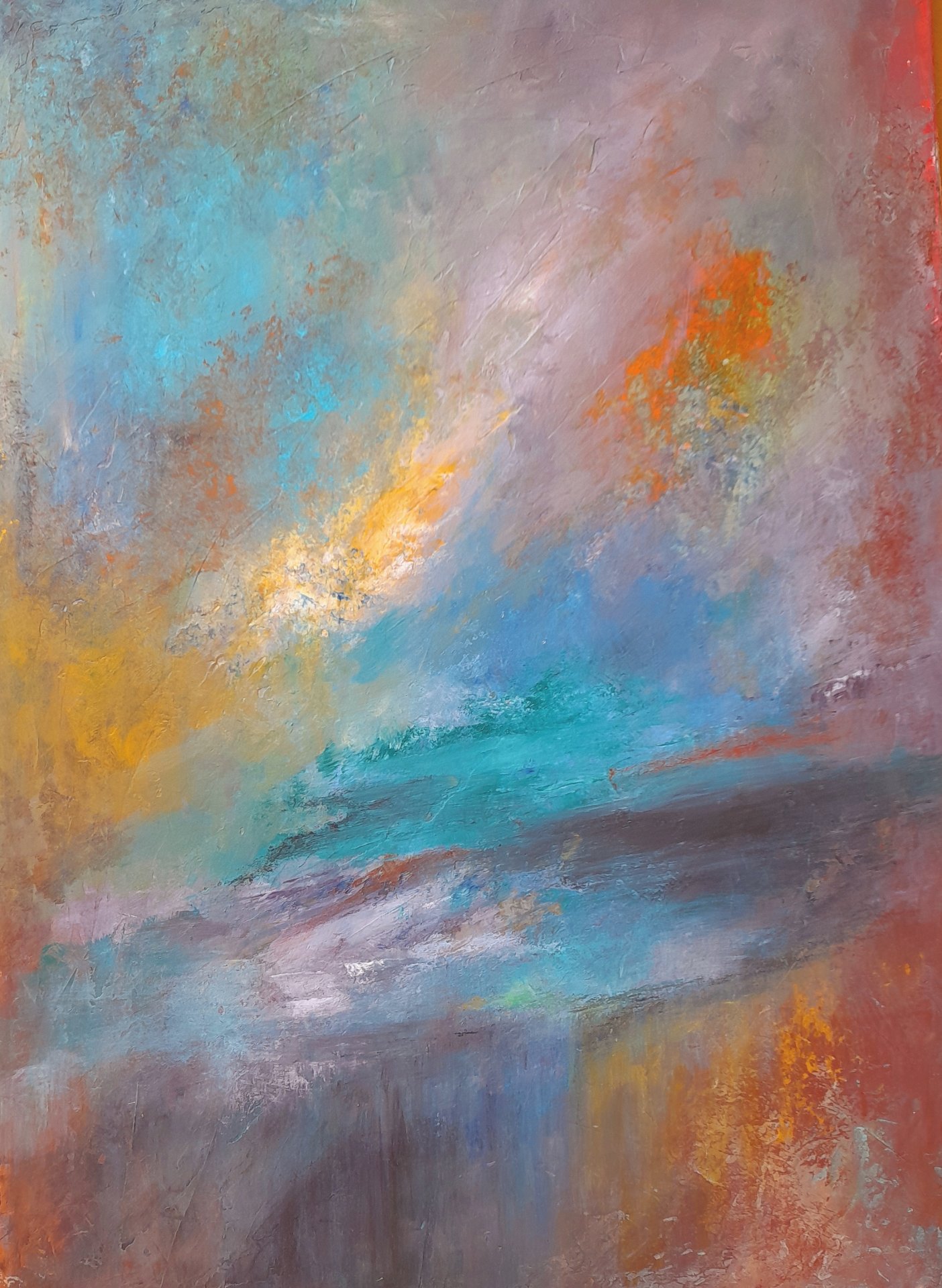 The world we all inhabit Painting by Roser JB