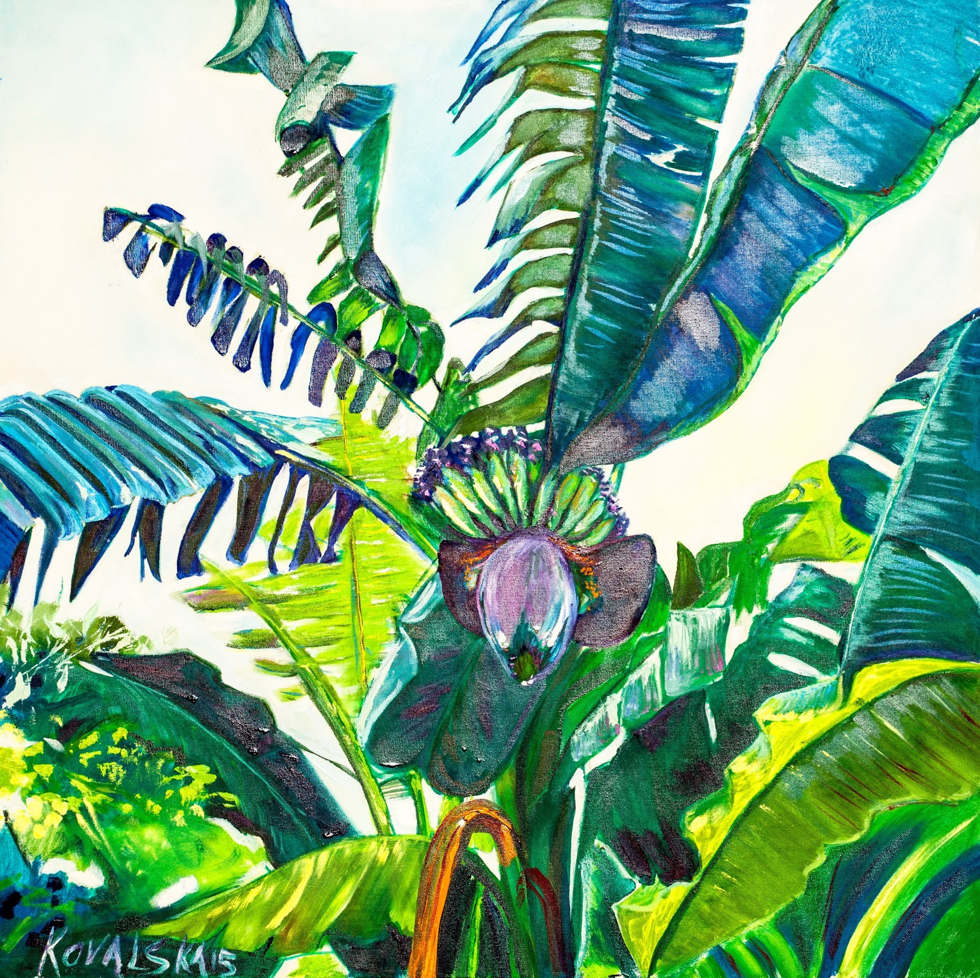 Exotic Drawing - Katerina Kovalska - Jose Art Gallery