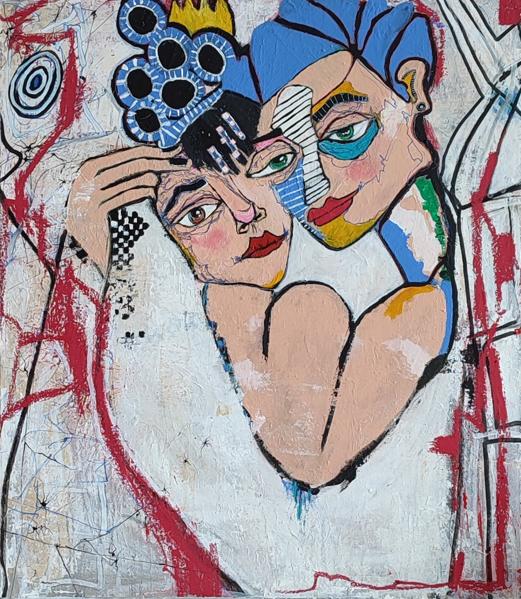 The Layers of Our SİNS Painting by Rana ALSEBAI