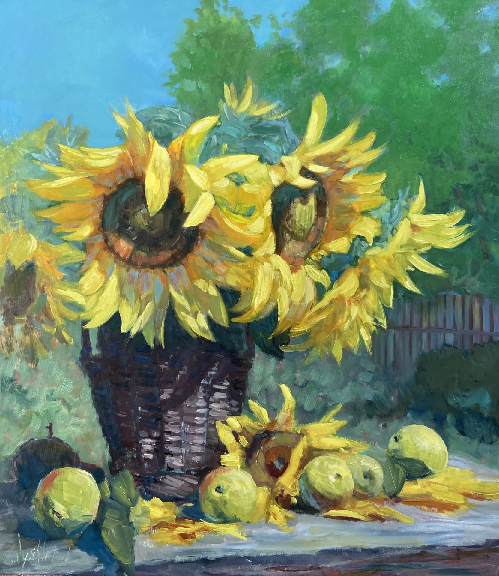 Sunny still life Painting by Irina Vishtalyuk