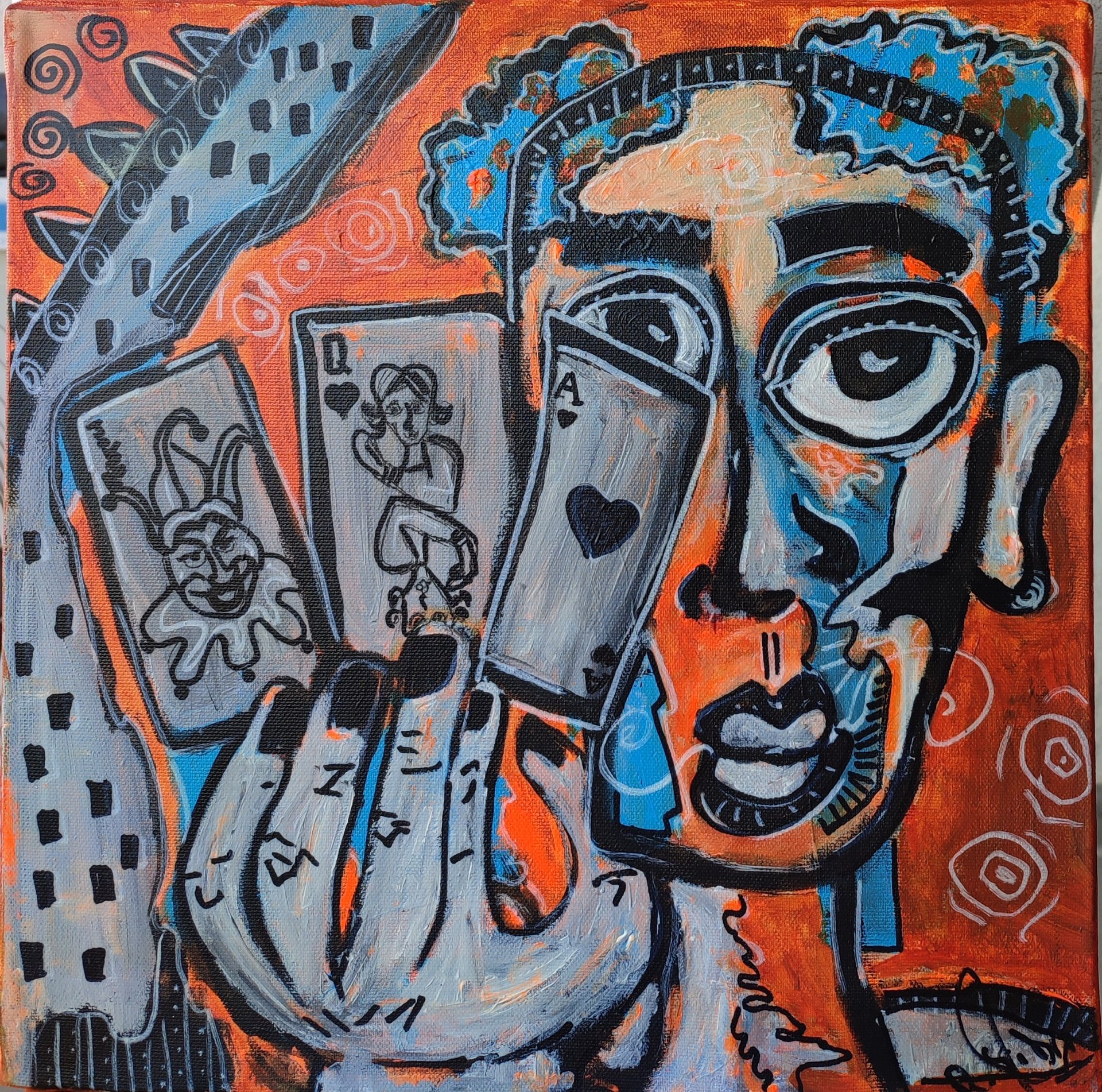 Life is a Gamble: Choices and Destiny Painting by Rana ALSEBAI