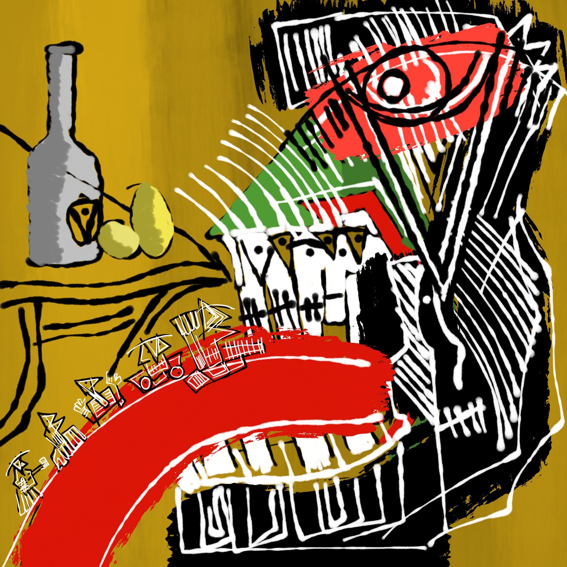 Greed Digital Art - Konstantin Gallari - Jose Art Gallery