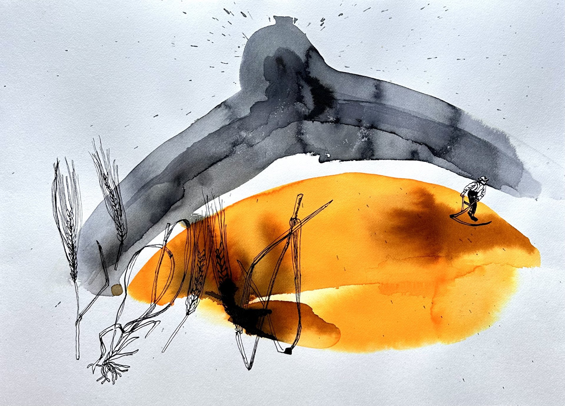 Golden blood Painting by Noumenona - Jose Art Gallery