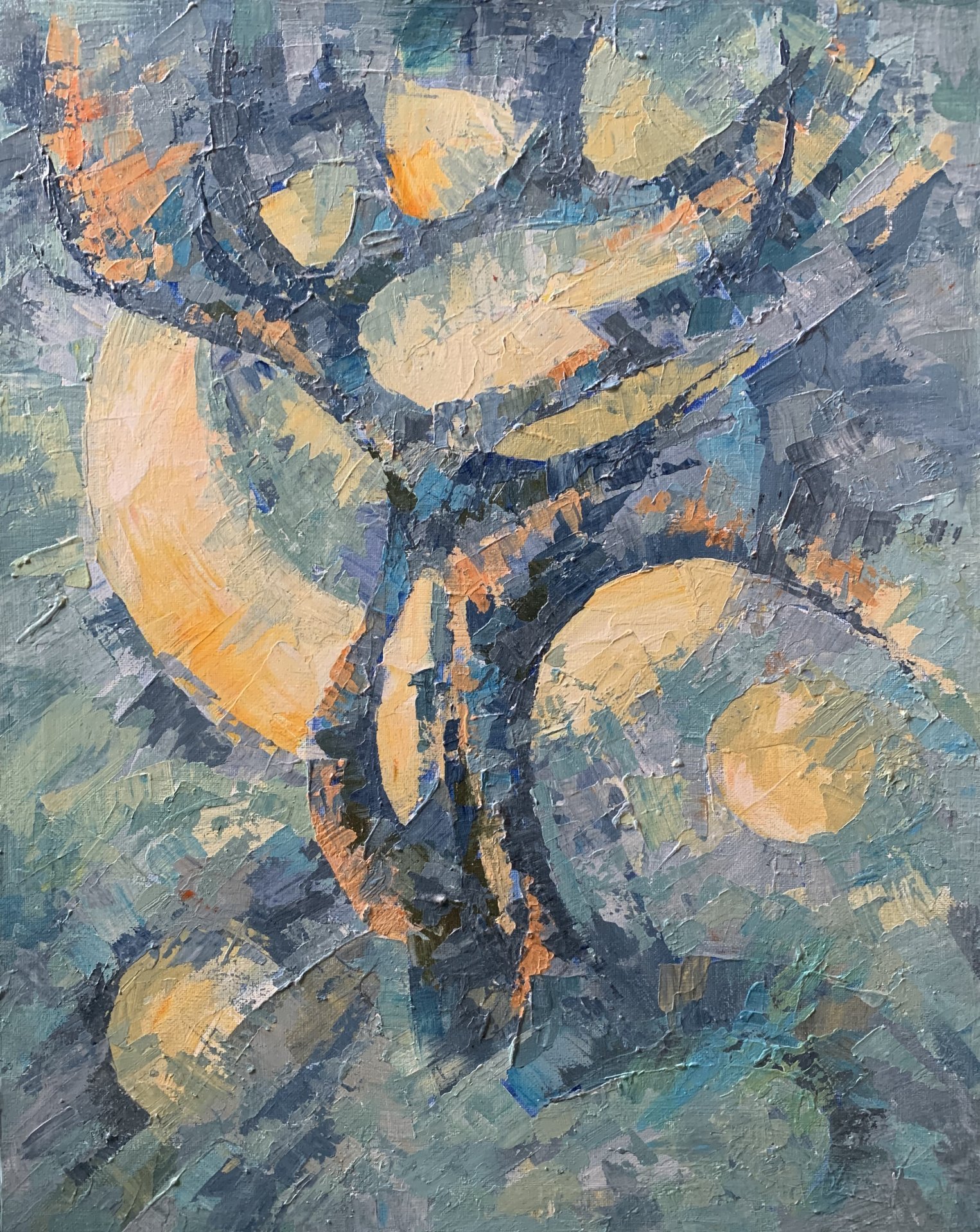 Winter sun Painting by Irina Dobrotvorceva