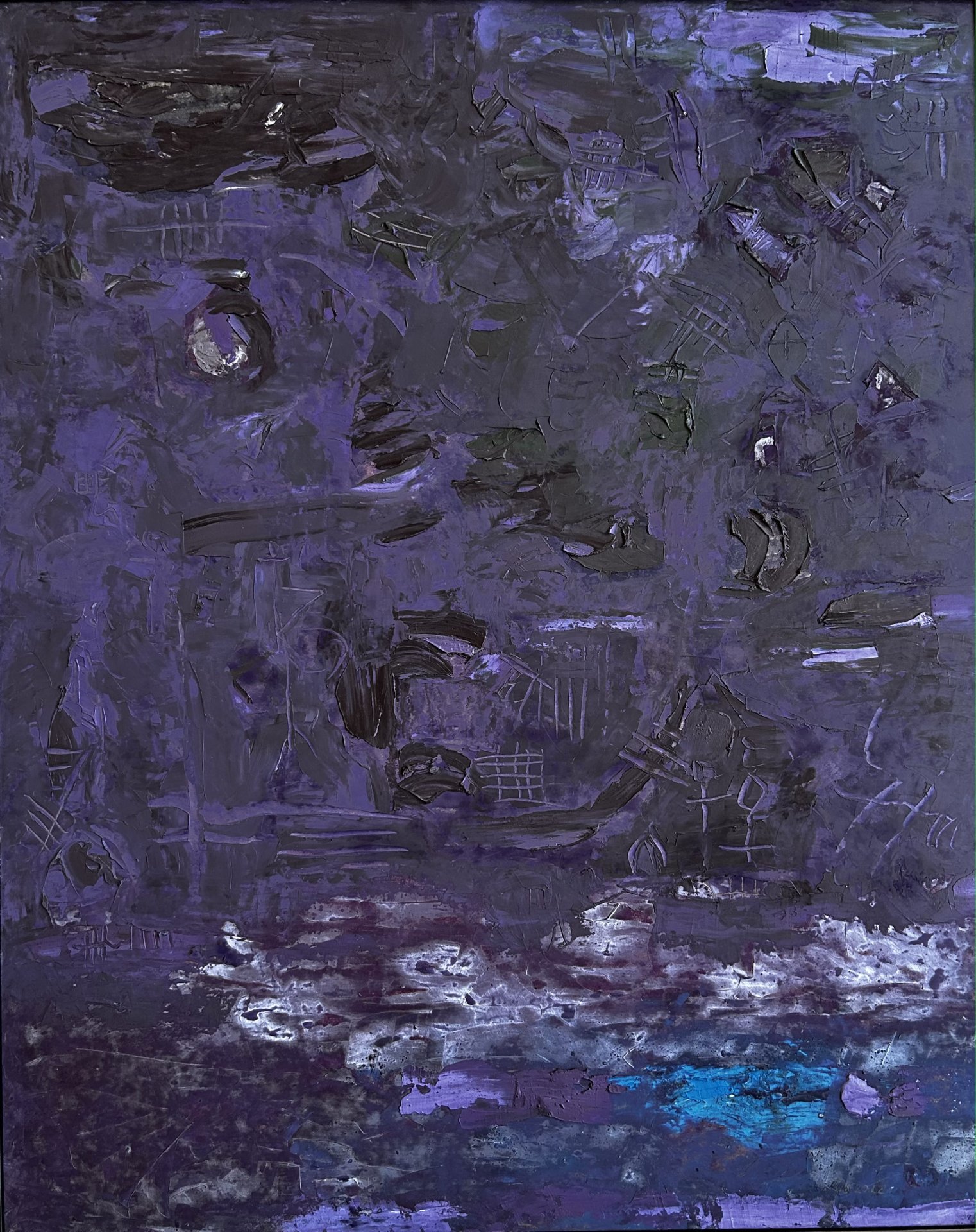 Lilac Fog Reimagined: Cold Abstract Essence Digital Art - Stanislav Yushkov