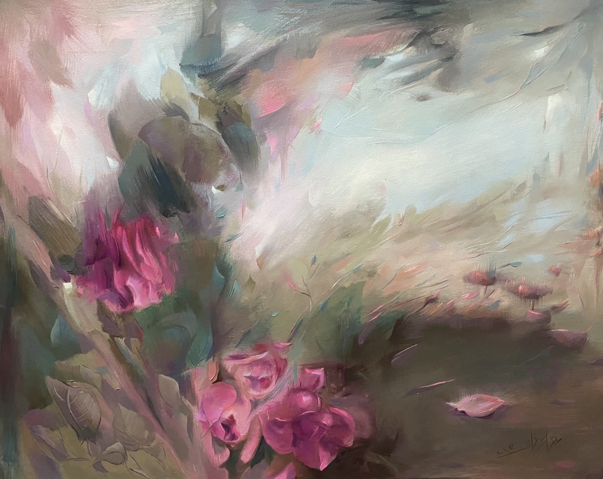 NATURE’S SYMPHONY Painting by Dowa Hattem - Jose Art Gallery