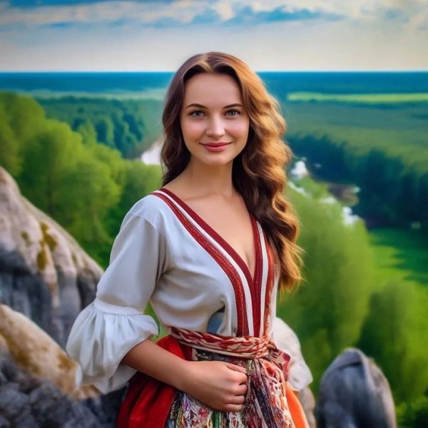 Chica bielorrusa Arte digital - Arthur Dragaradov