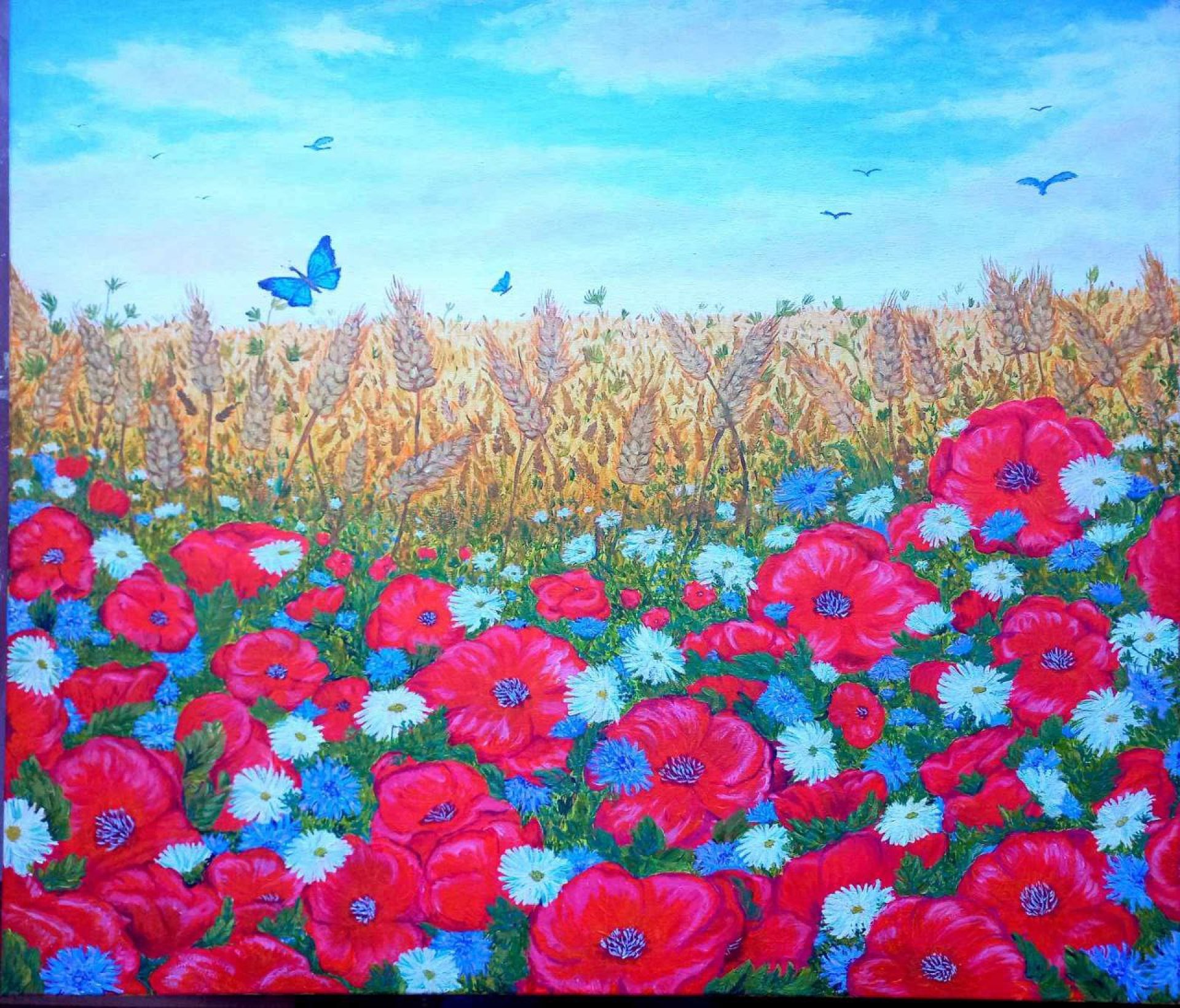 Flowering Ukraine Digital Art - Nataliya Loginova