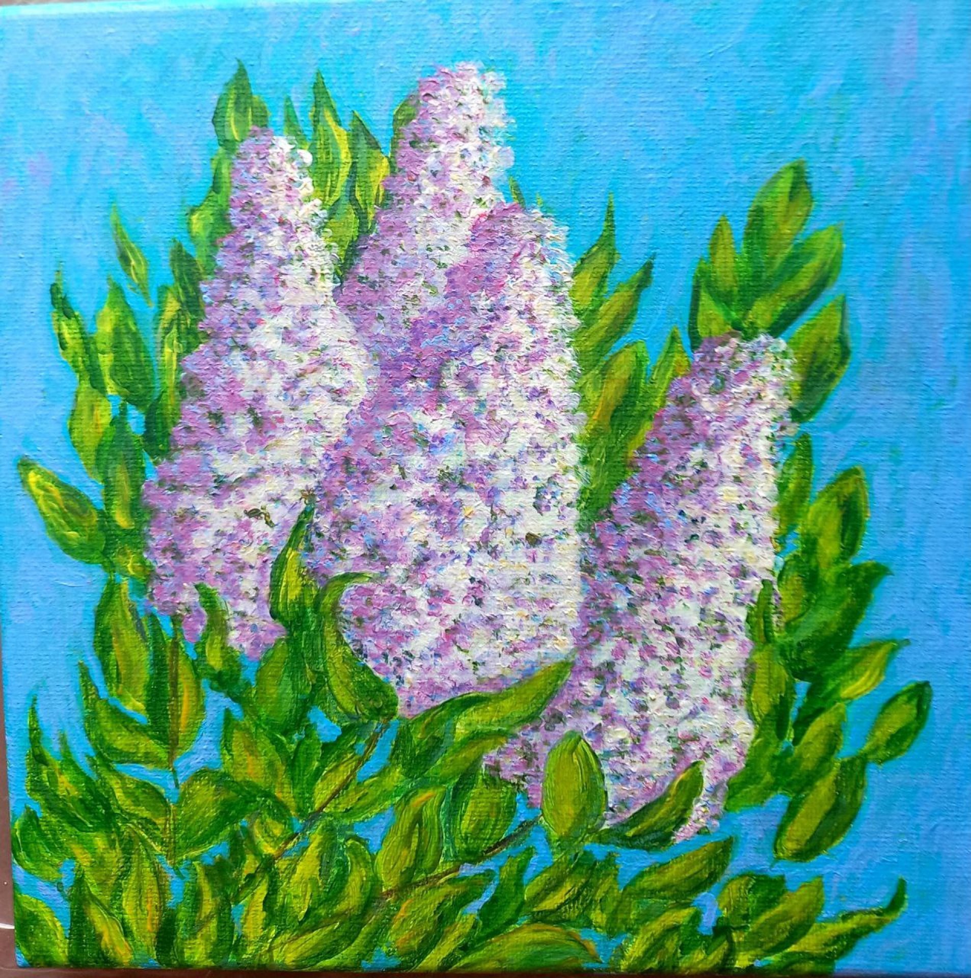 Lilac Painting by Nataliya Loginova - Jose Art Gallery