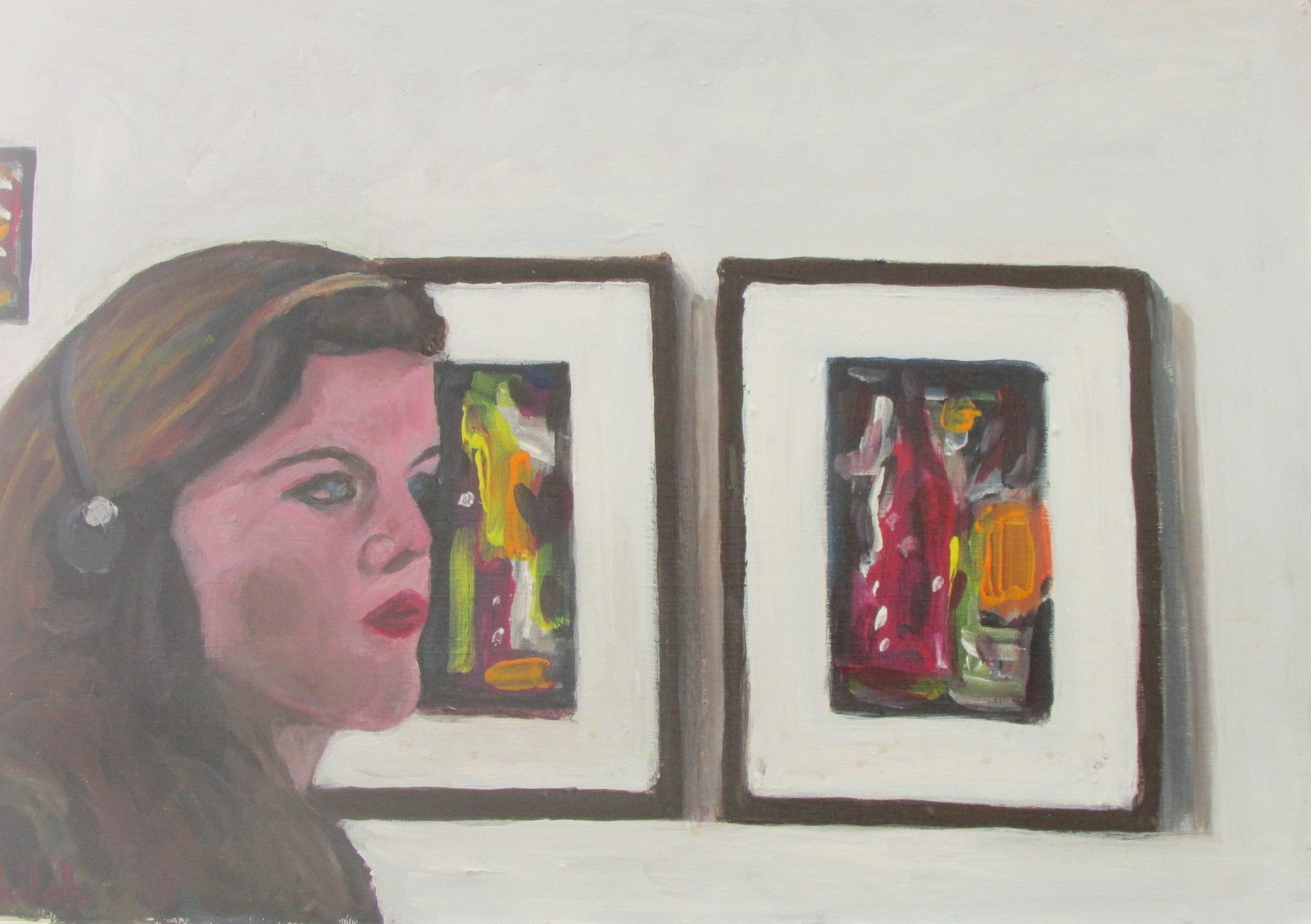 Museum scene Painting by Dan Shiloh - Jose Art Gallery