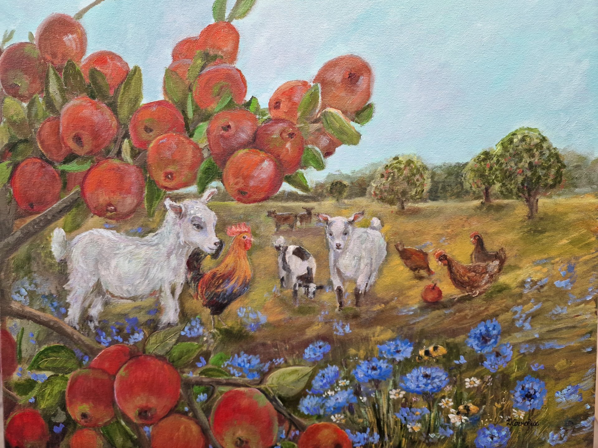 The Apple Tree Painting by Dessi - Jose Art Gallery