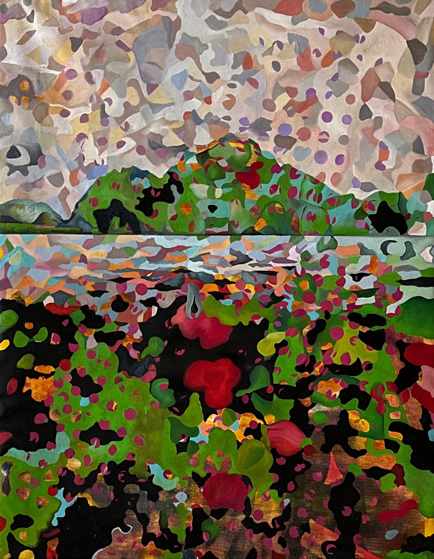 Magic Mountain Painting by Constantin Roucault