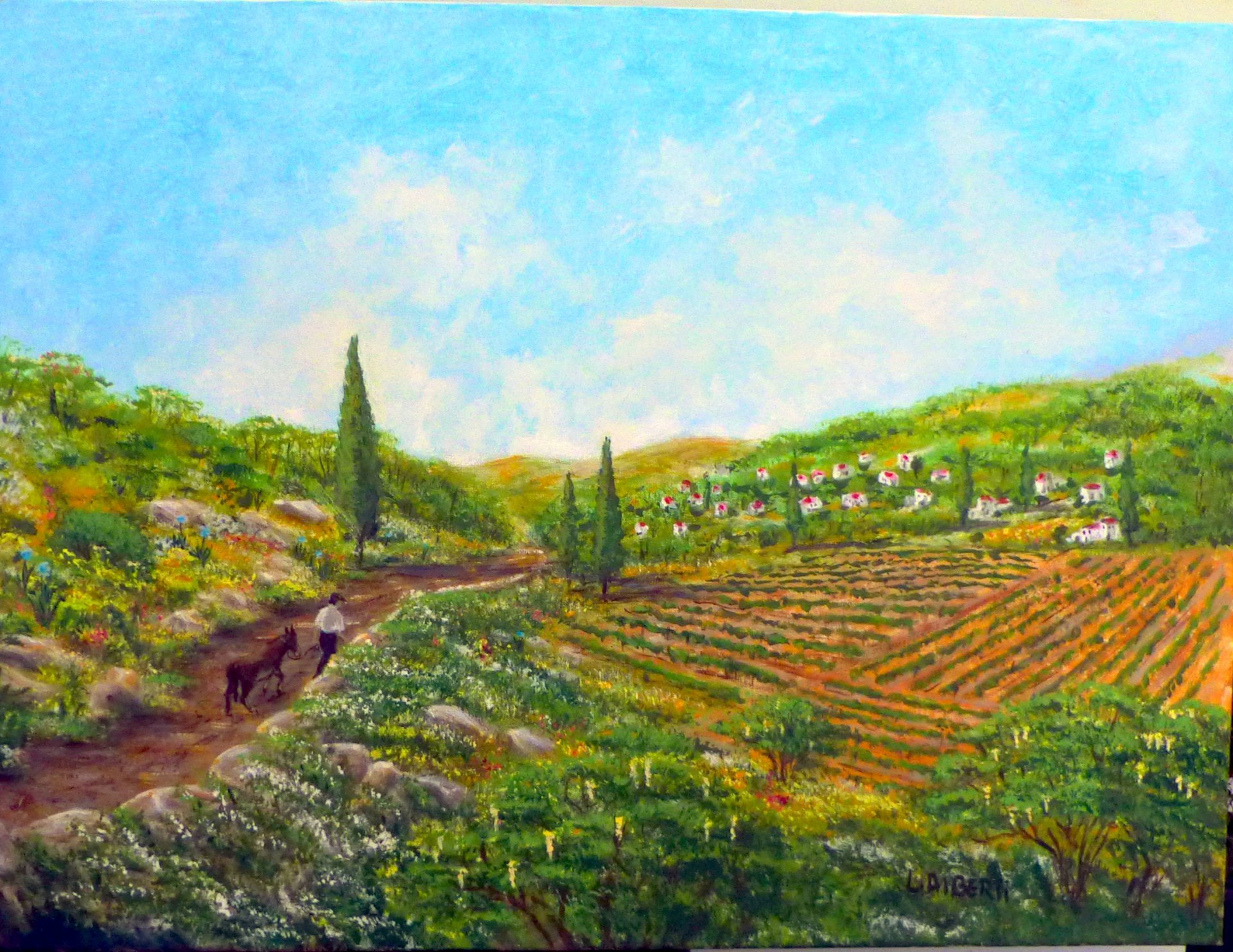 Beautiful Vista Painting by Lucia Alberti - Jose Art Gallery