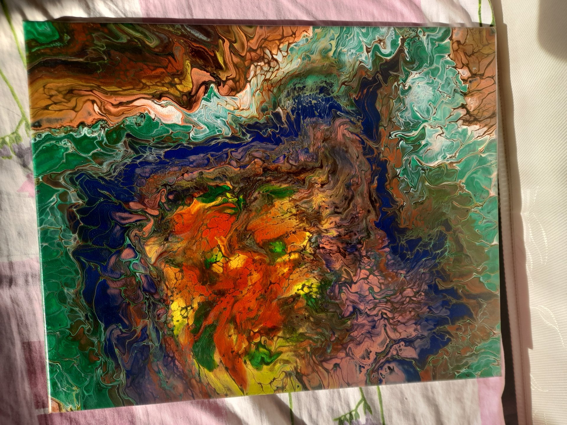 Gemälde «Fluid Art im Innenraum: Werk von Ivan Boychuk», Ivan Boichuk