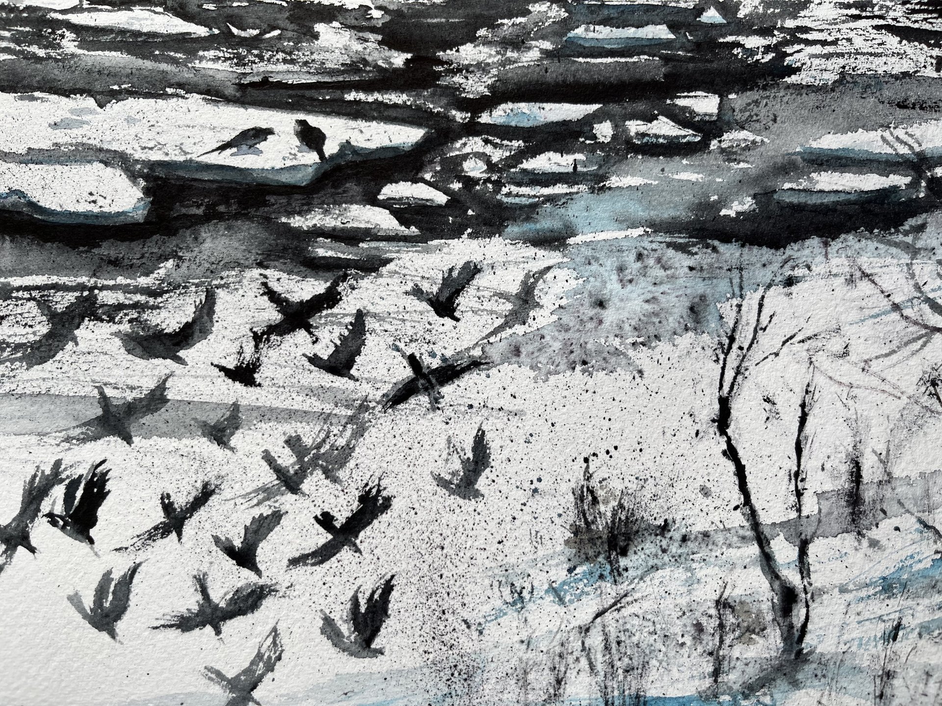 Cold Spring Painting by Vera Minina - Jose Art Gallery