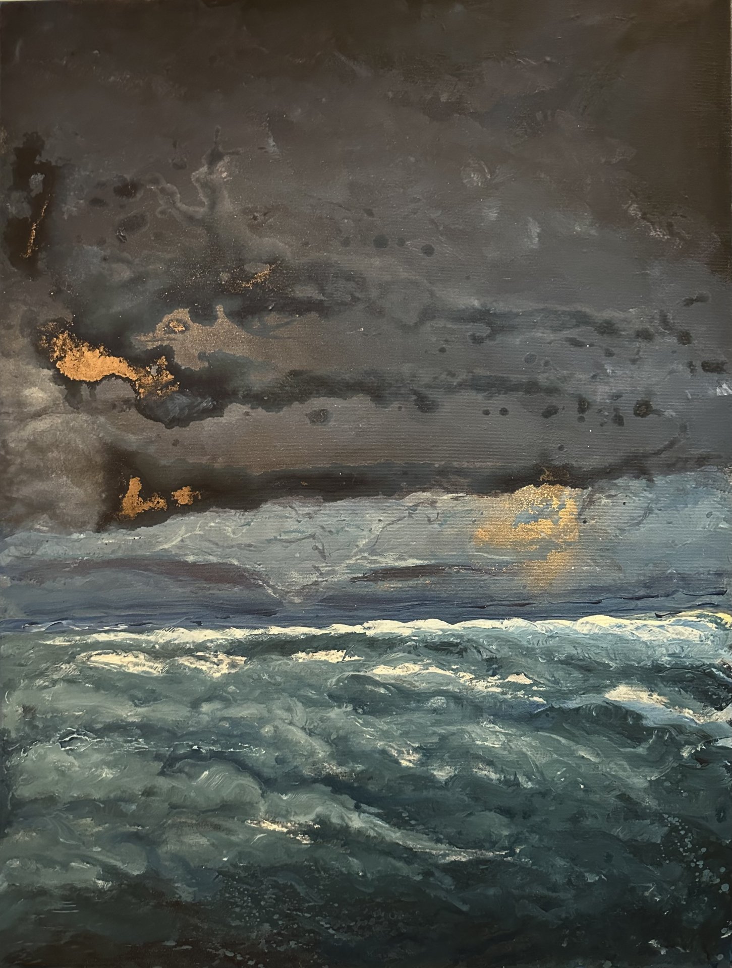 Elemental Mastery: Storm Painting by Volodimir Kozlovskiy