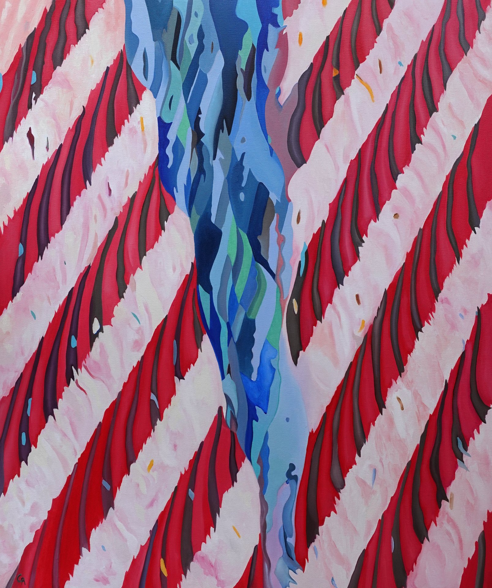 Disruption Painting by Constantin Roucault