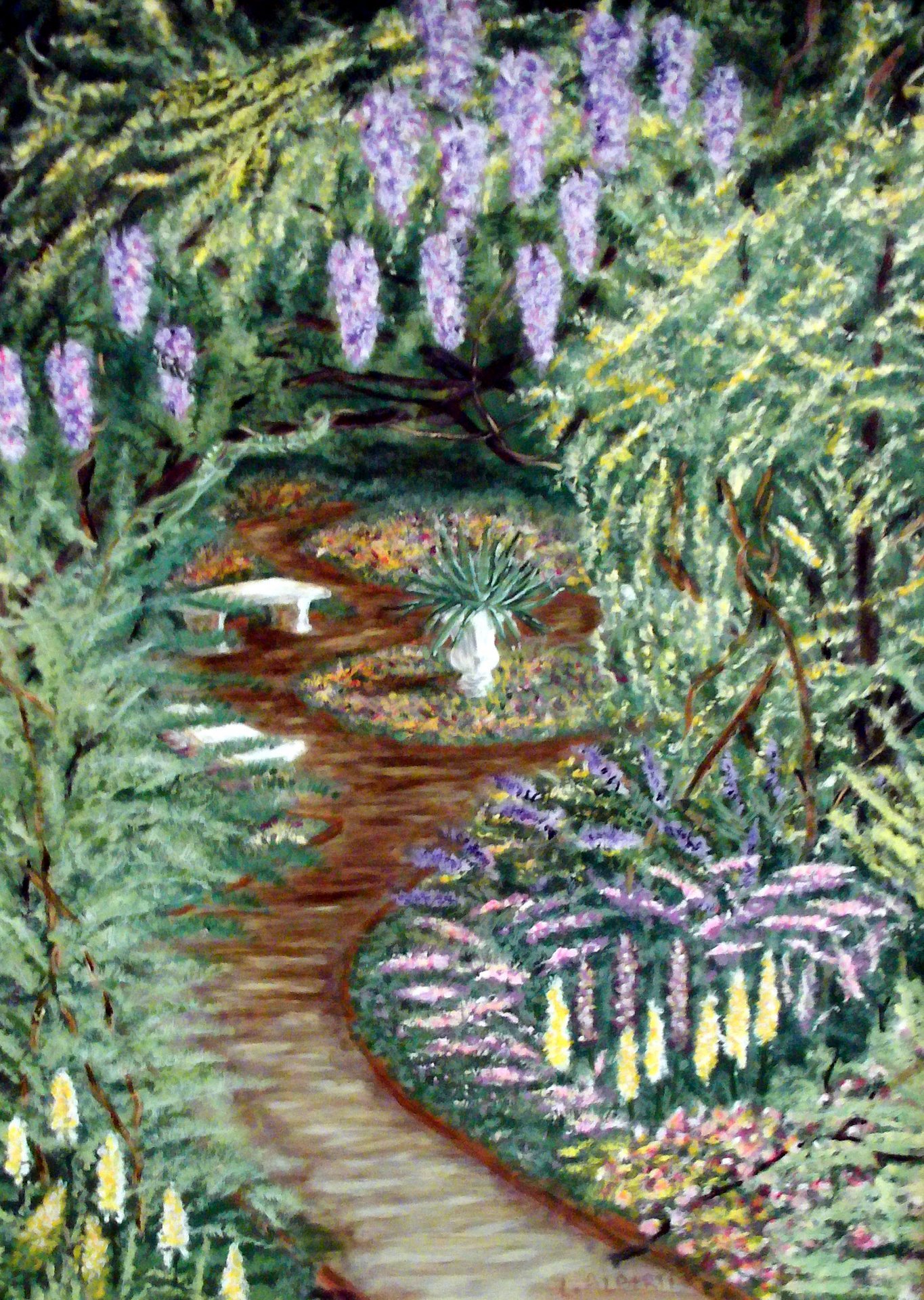 The Wild Garden Digital Art - Lucia Alberti