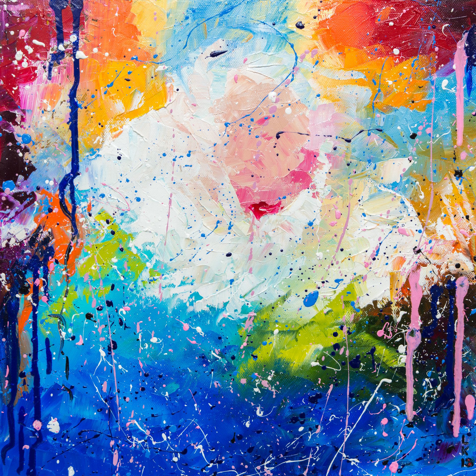 THE EMERGENCE OF NEW LIFE Painting by Liubov Kuptsova