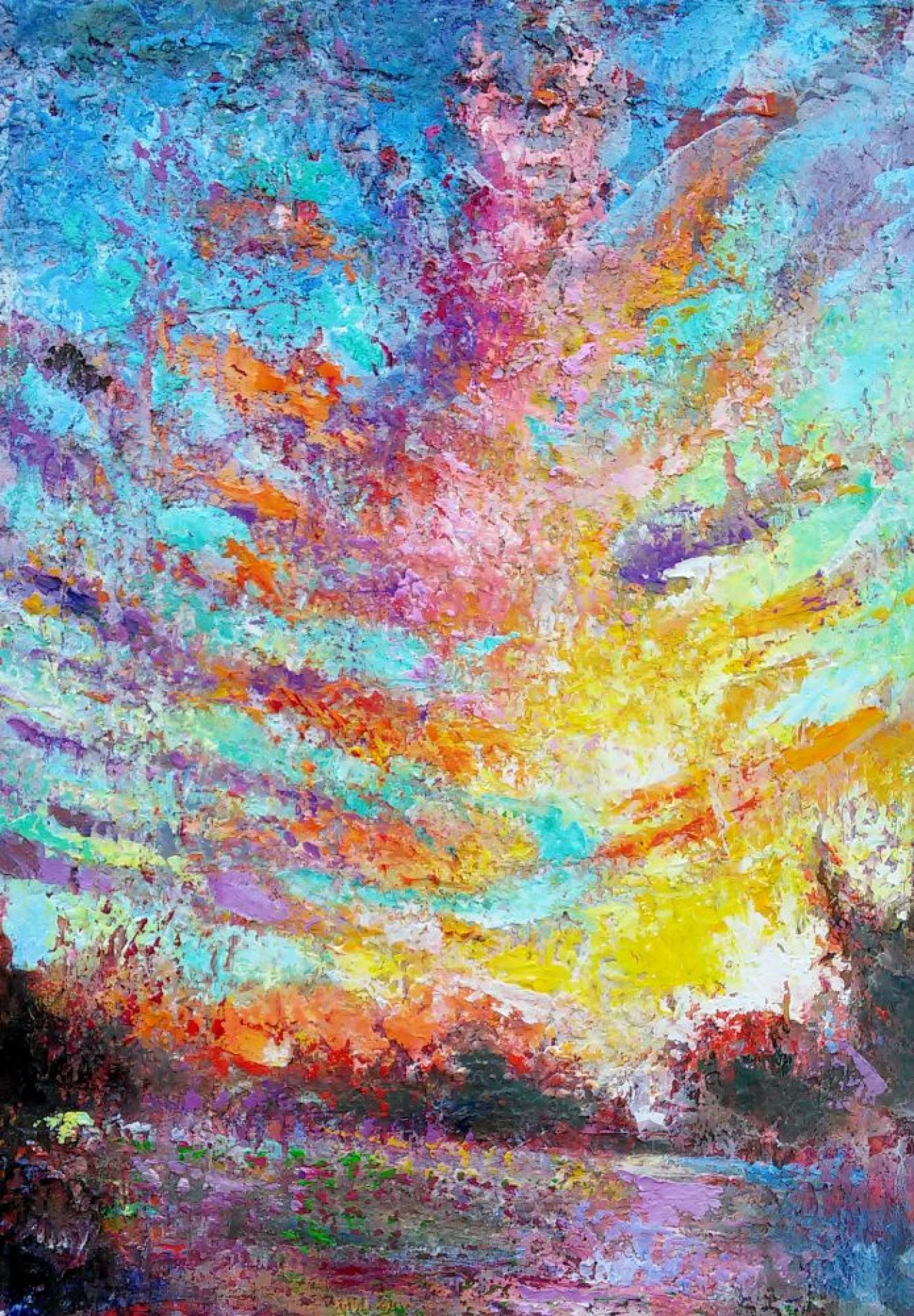 Field Painting by Volodymyr Drachynski - Jose Art Gallery