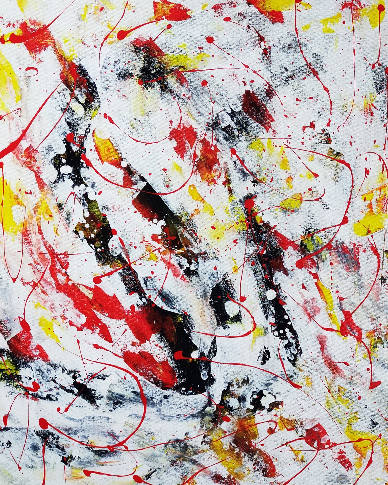 Belleza abstracta en la existencia Pintura de Arindam Paul