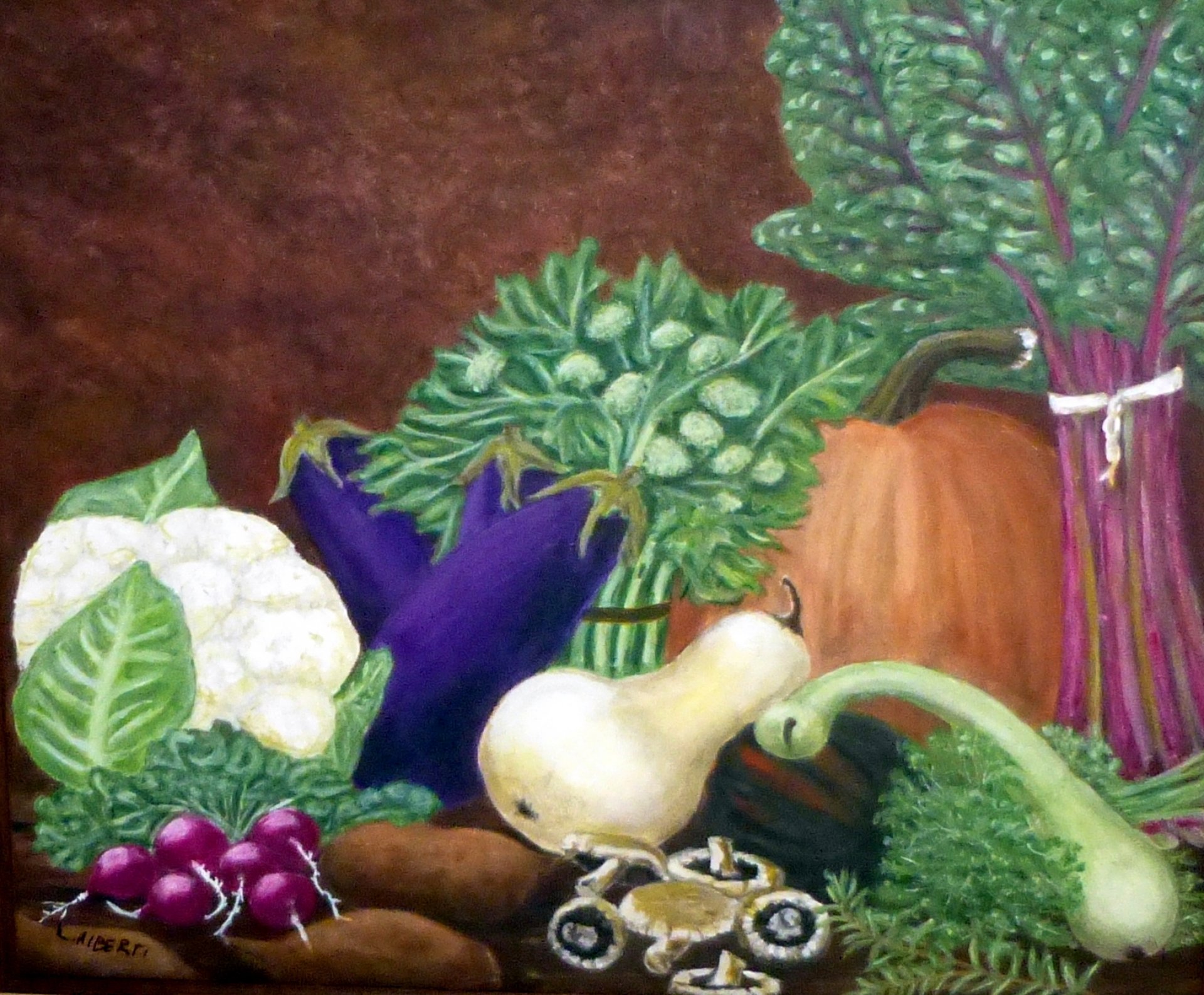 Fall Harvest Painting by Lucia Alberti - Jose Art Gallery